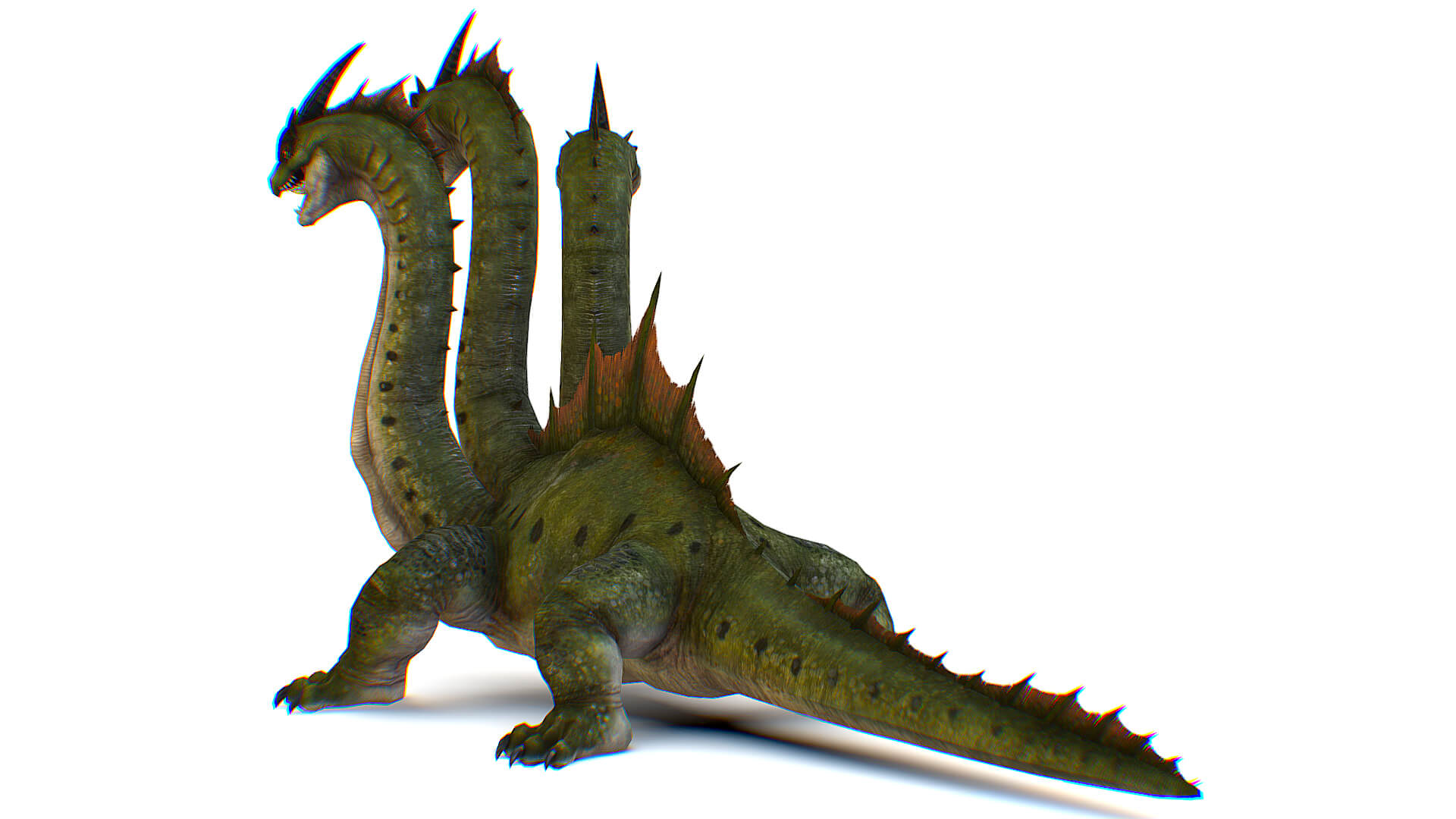Hydra Mythical Creature Lizard Animal Legendary Reptile - 3D Model by ...