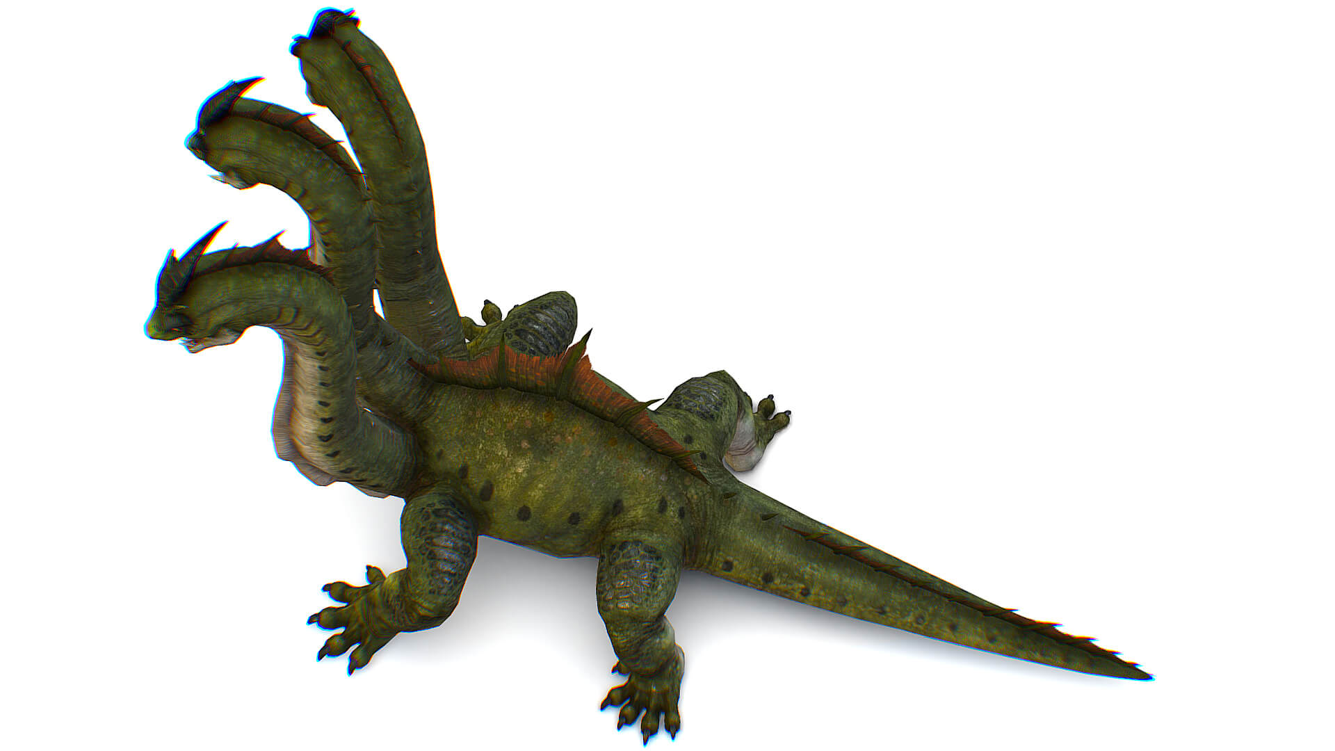 Hydra Mythical Creature Lizard Animal Legendary Reptile - 3D Model by ...