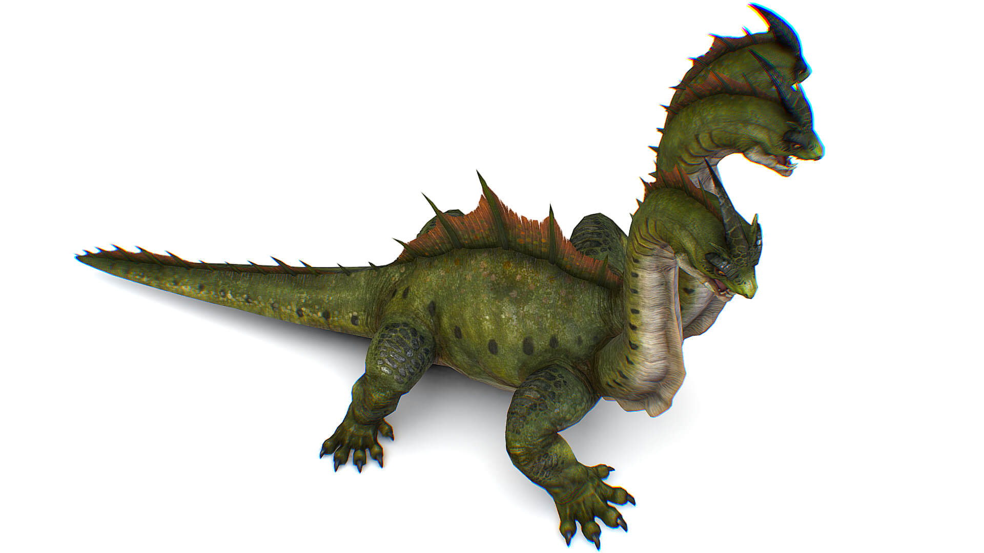 Hydra Mythical Creature Lizard Animal Legendary Reptile - 3D Model by ...