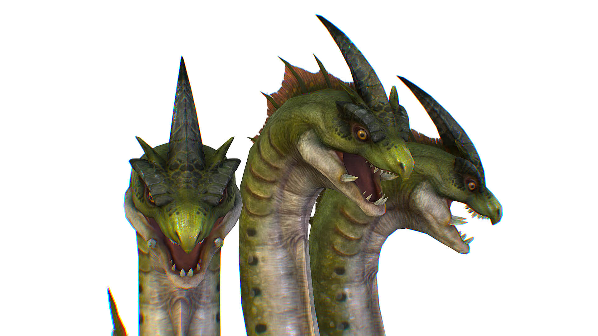 Hydra Mythical Creature Lizard Animal Legendary Reptile - 3D Model by ...