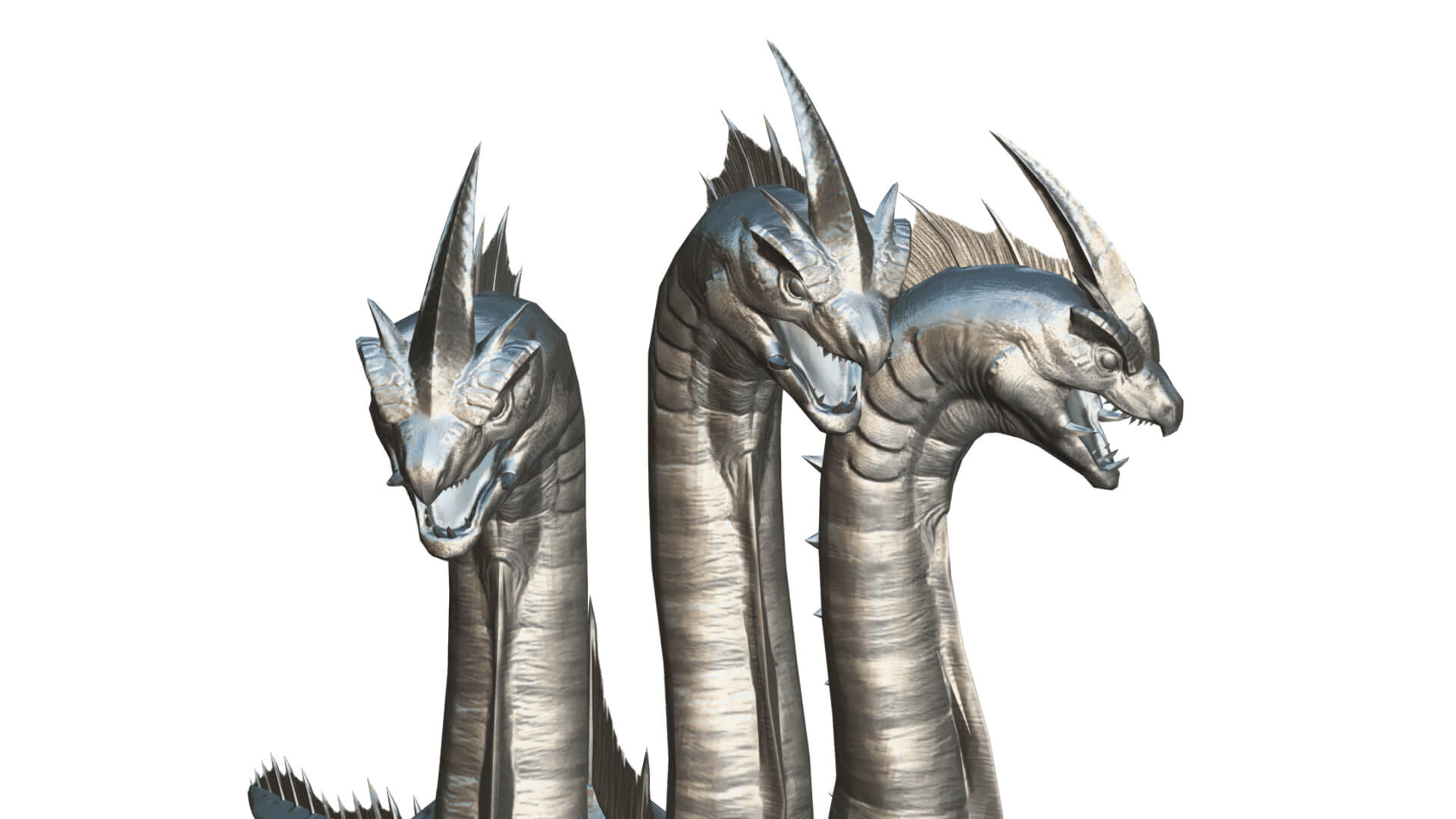 Hydra Mythical Creature Lizard Animal Legendary Reptile - 3D Model by ...