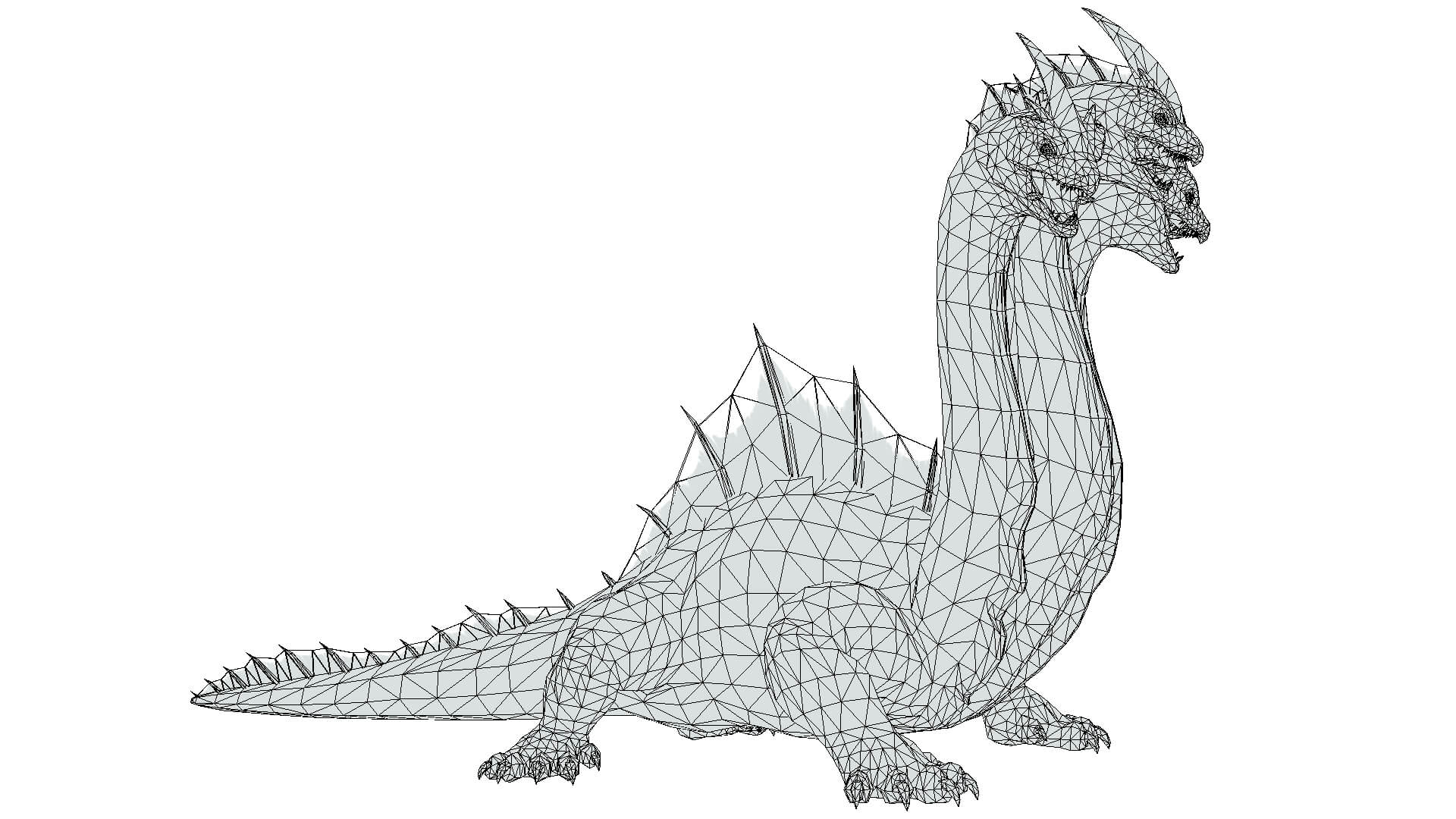 Hydra Mythical Creature Lizard Animal Legendary Reptile - 3D Model by ...