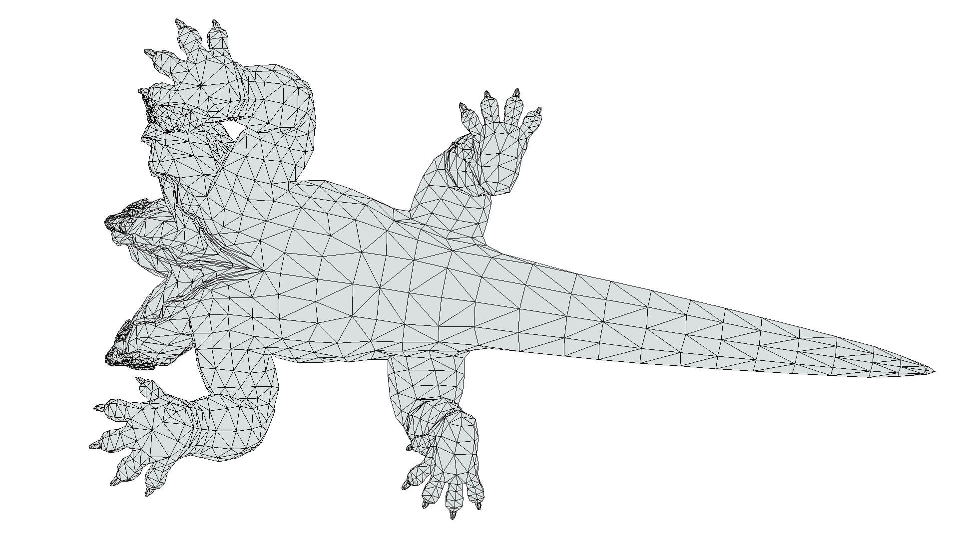 Hydra Mythical Creature Lizard Animal Legendary Reptile - 3D Model by ...