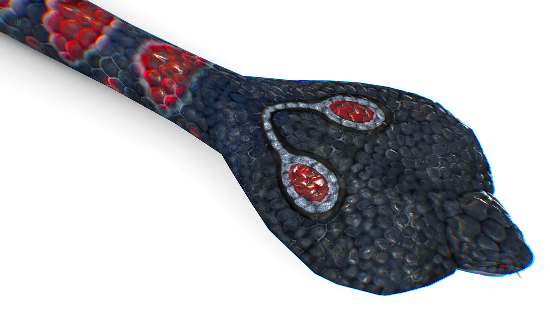 King Cobra Snake Desert Anaconda Black Python Monster 3D Mod by LiveBook3D