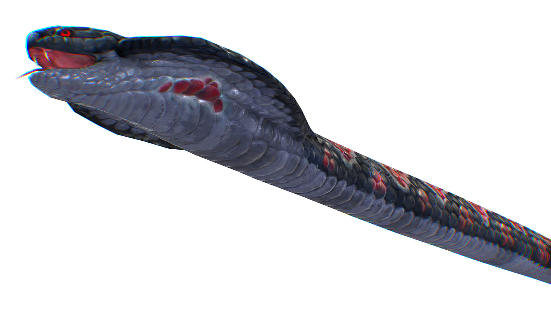 King Cobra Snake Desert Anaconda Black Python Monster 3D Mod by LiveBook3D