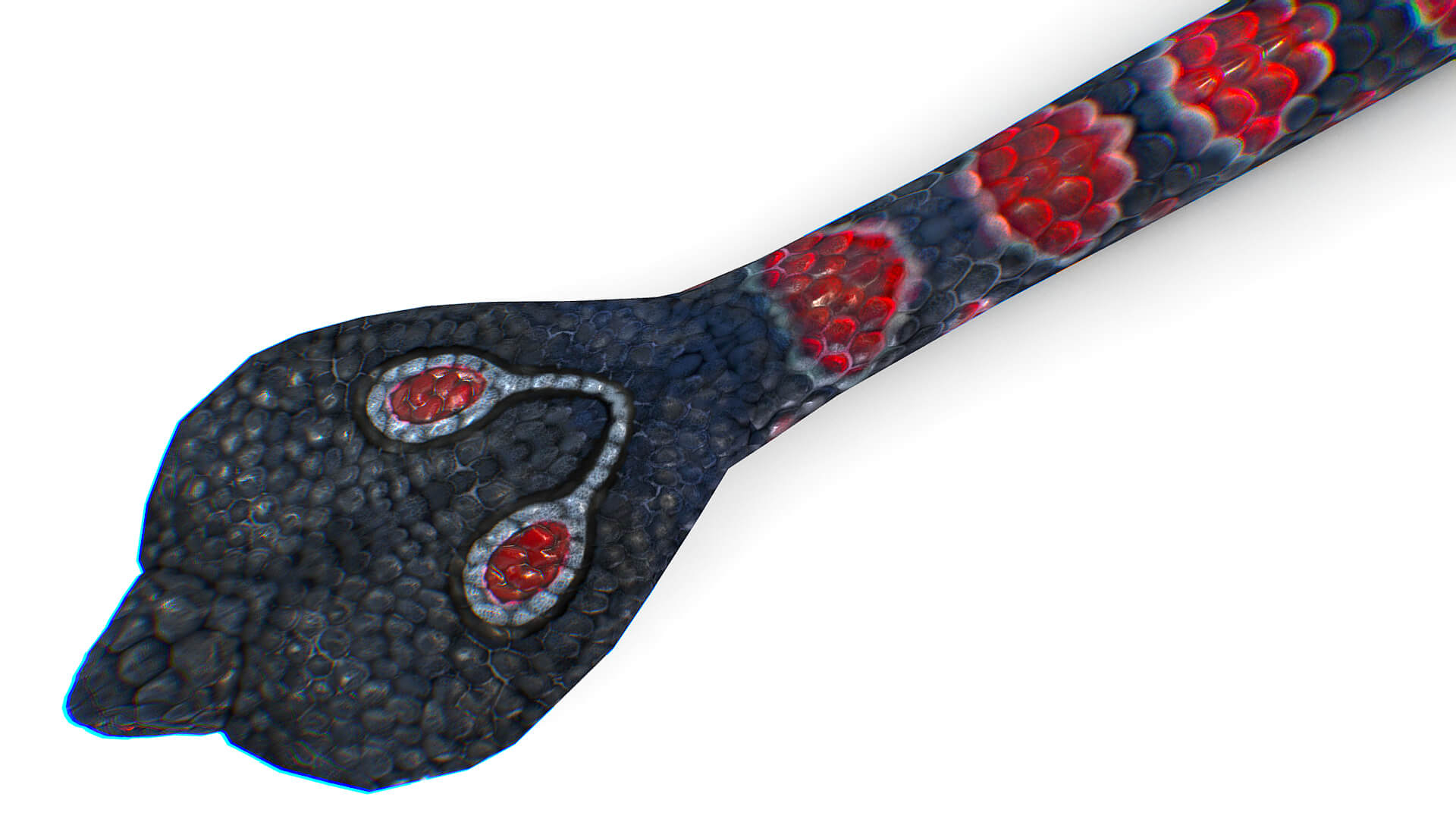 King Cobra Snake Desert Anaconda Black Python Monster 3D Mod by LiveBook3D