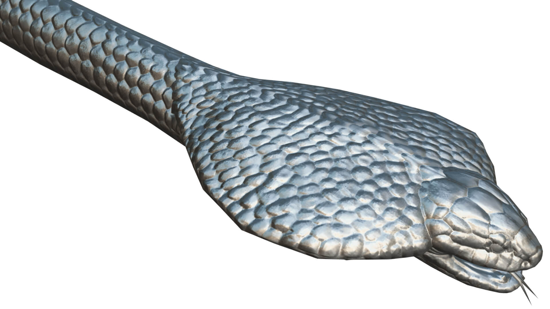 King Cobra Snake Desert Anaconda Black Python Monster 3D Mod by LiveBook3D