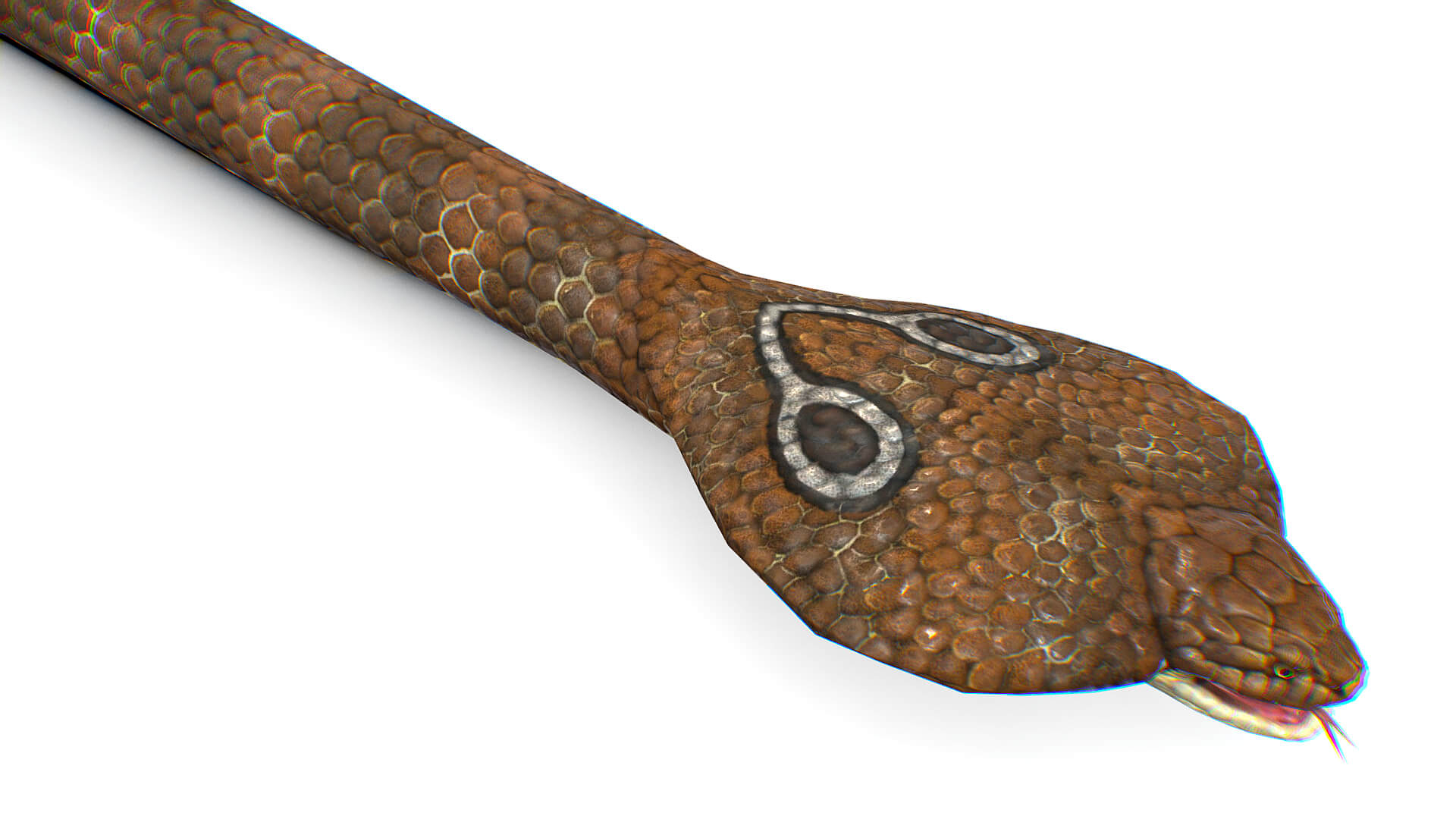 King Cobra Snake Desert Anaconda Brown Python Monster - 3D Model by ...