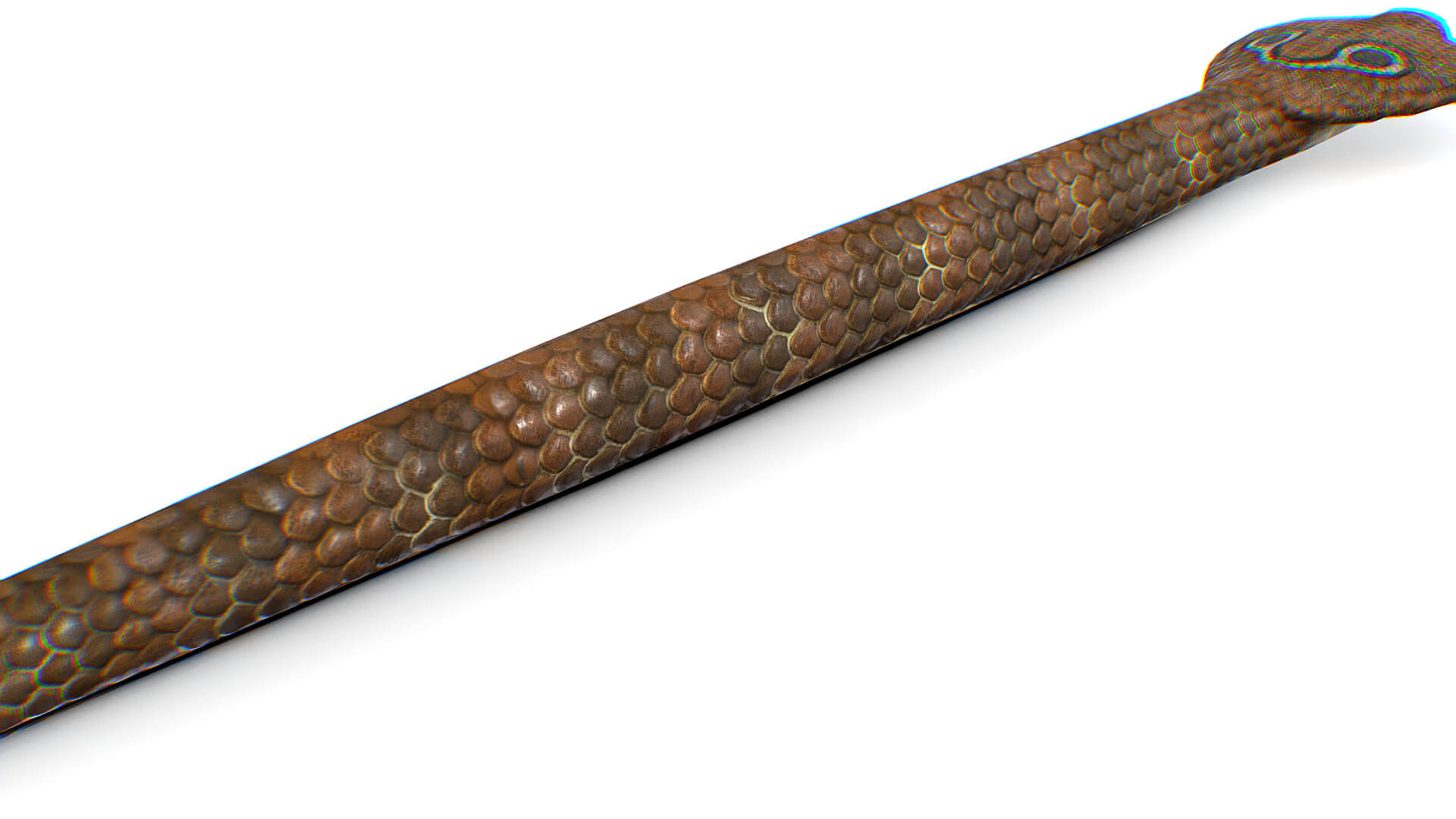 King Cobra Snake Desert Anaconda Brown Python Monster - 3D Model by ...