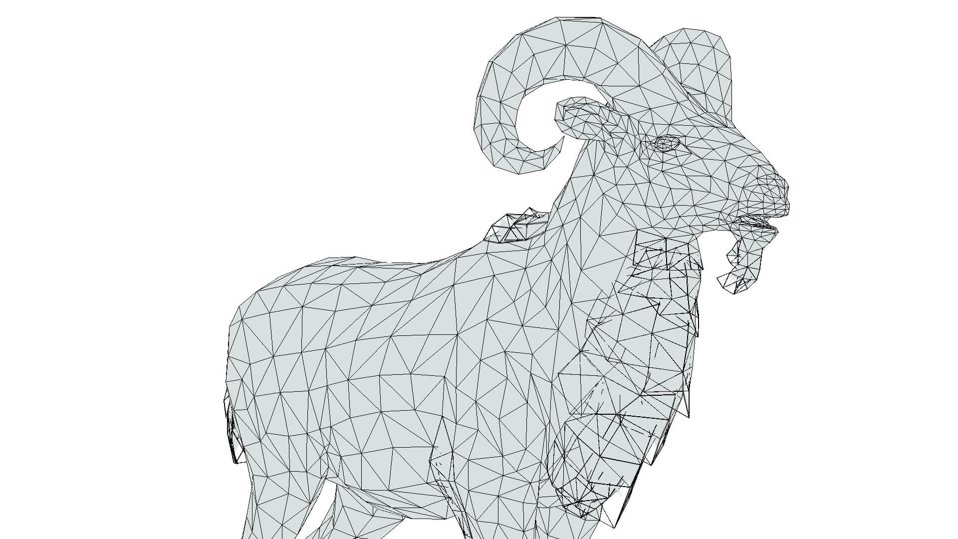 Mountain Goat Wild Kalahari Animal Shorthair Mammal - 3D Model by ...