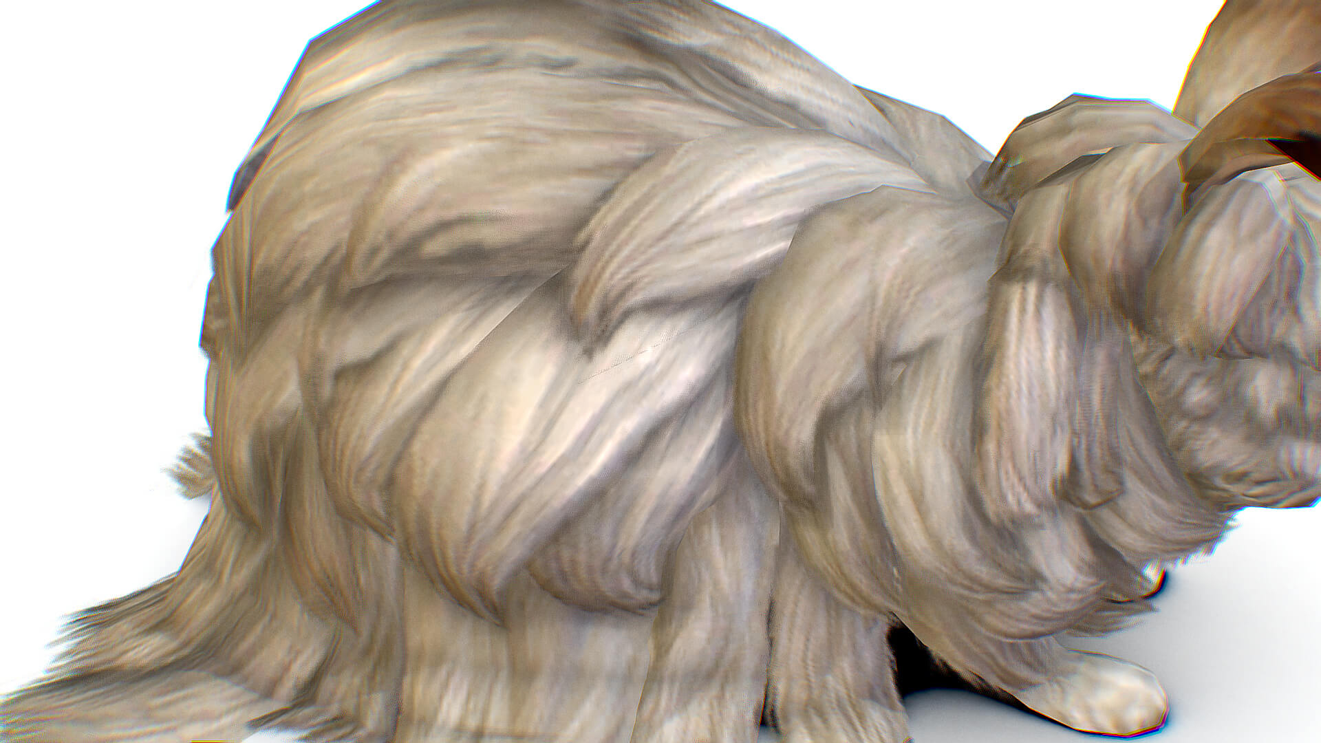 Rabbit Furry Cute Pet Animal White Hare Mammal - 3D Model by LiveBook3D