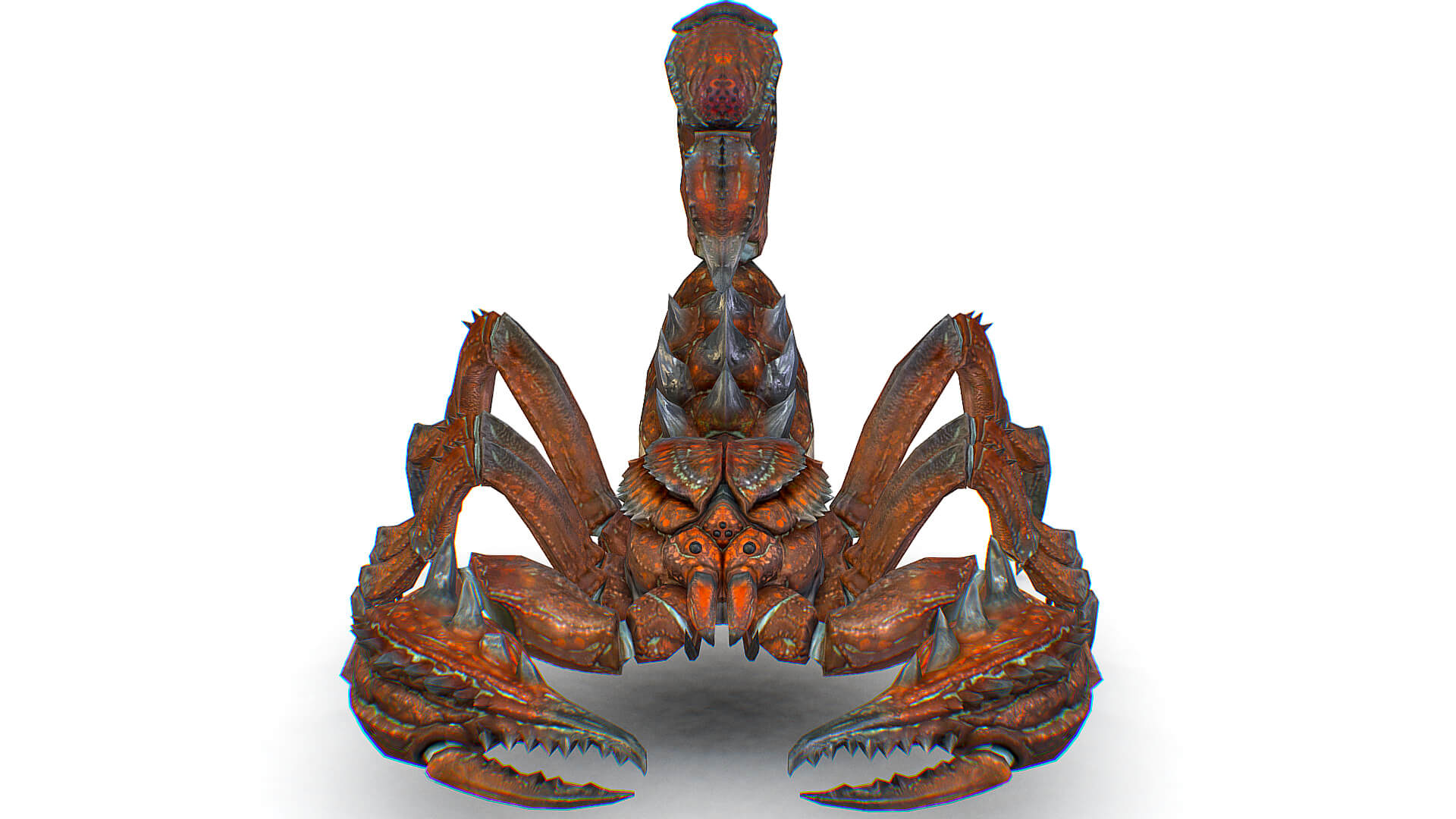 Red Giant Black Scorpion Pandinus Dictator Arthropod - 3D Model by ...
