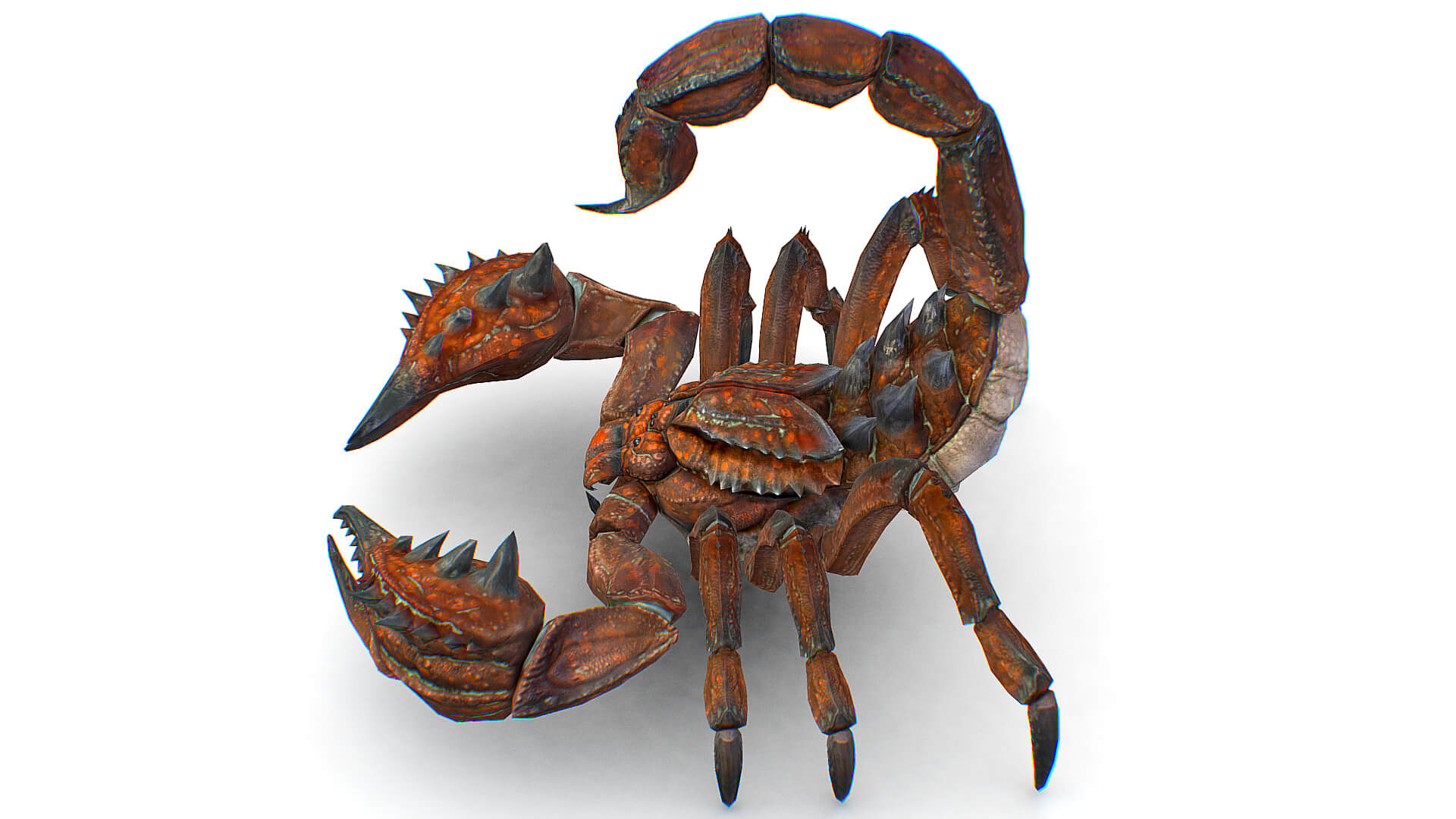 Red Giant Black Scorpion Pandinus Dictator Arthropod - 3D Model by ...