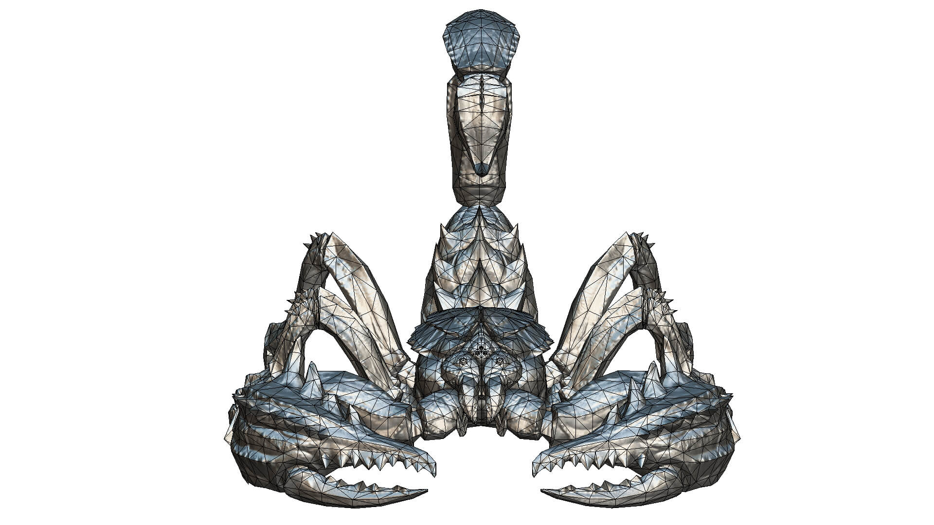 Red Giant Black Scorpion Pandinus Dictator Arthropod - 3D Model by ...