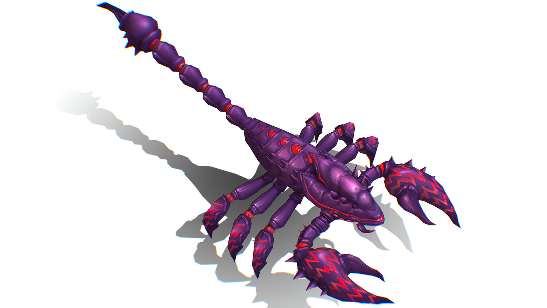 Scorpion Pandinus Dictator Arthropod Fiery-Clawed Armored 3D Model by ...