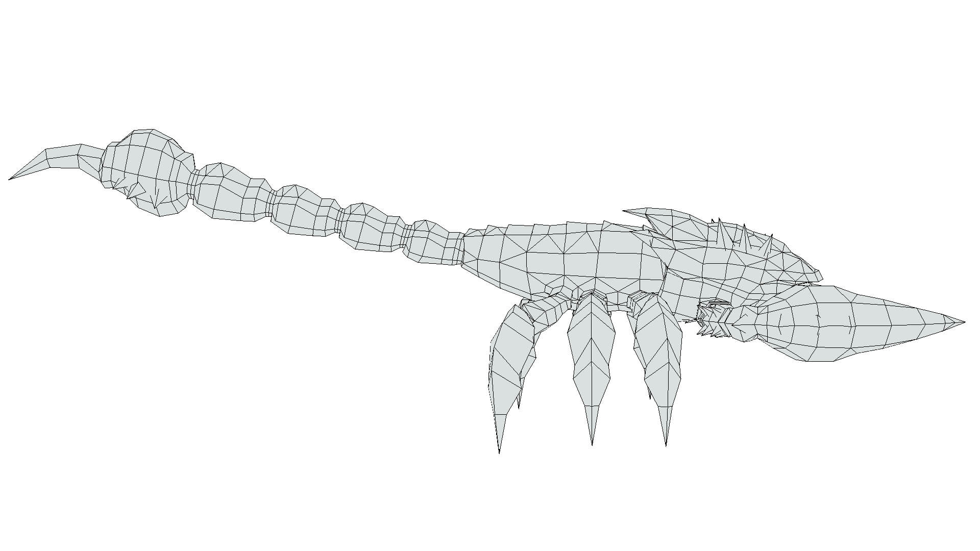 Scorpion Pandinus Dictator Arthropod Fiery-Clawed Armored 3D Model by ...