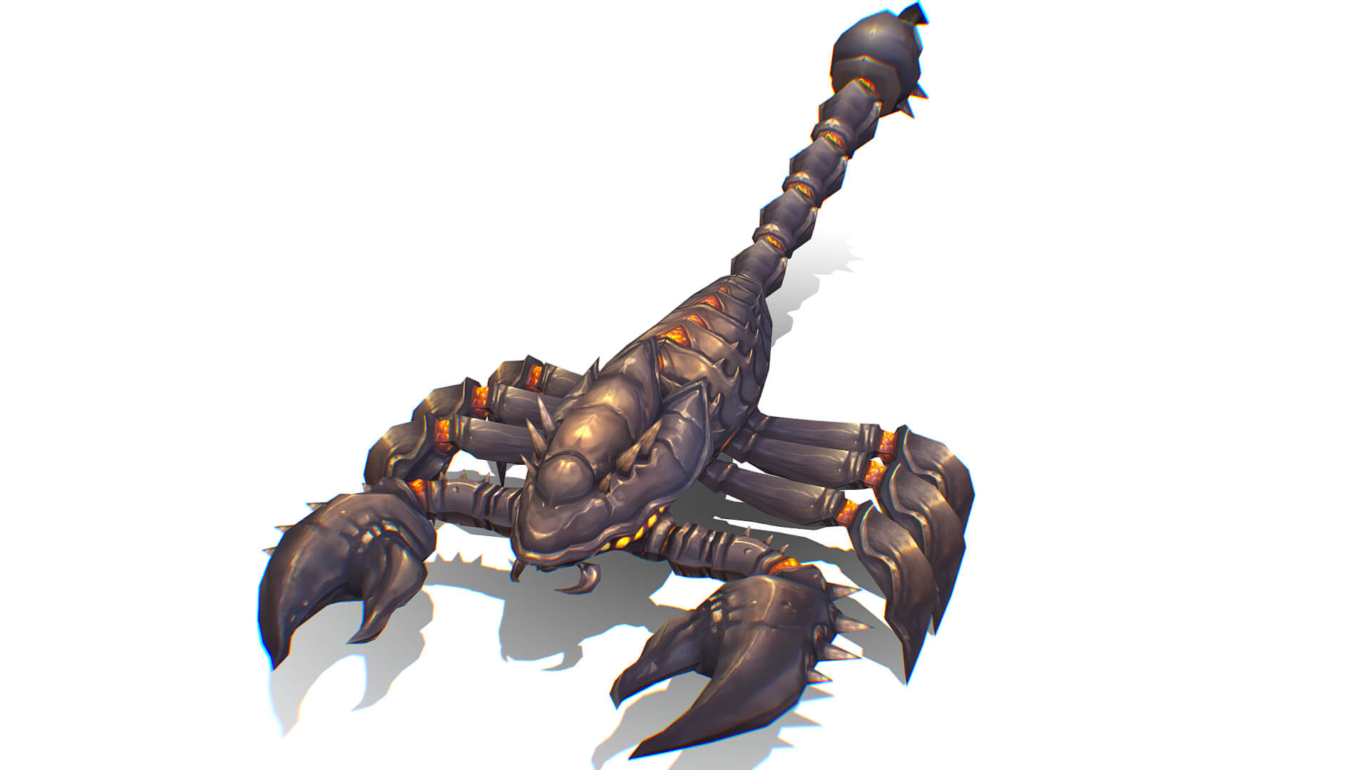 Scorpion Pandinus Dictator Arthropod Fiery-Clawed Armored 3D Model by ...