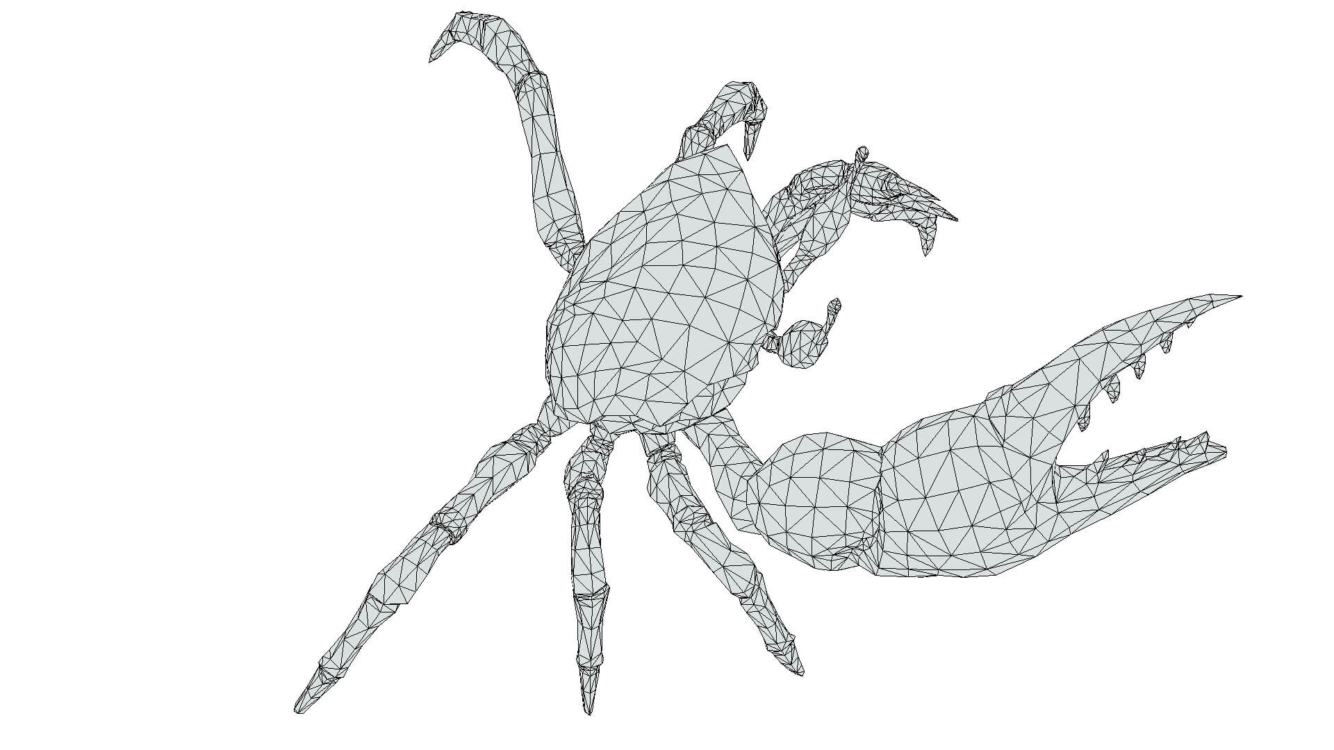 Tasmanian Giant Crab Blue Arthropods Sea Animal - 3D Model by LiveBook3D