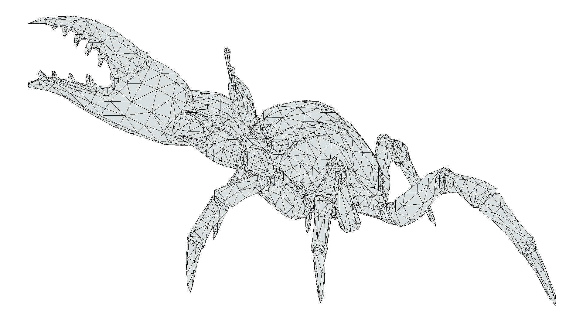 Tasmanian Giant Crab Blue Arthropods Sea Animal - 3D Model by LiveBook3D