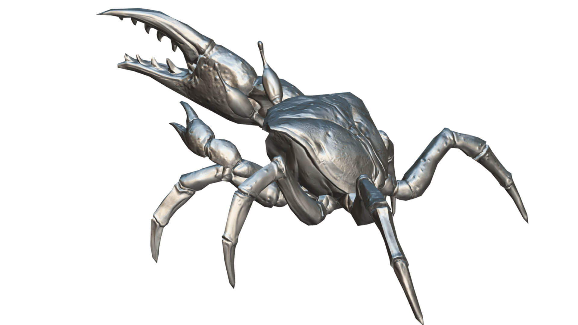 Tasmanian Giant Crab Blue Arthropods Sea Animal - 3D Model by LiveBook3D