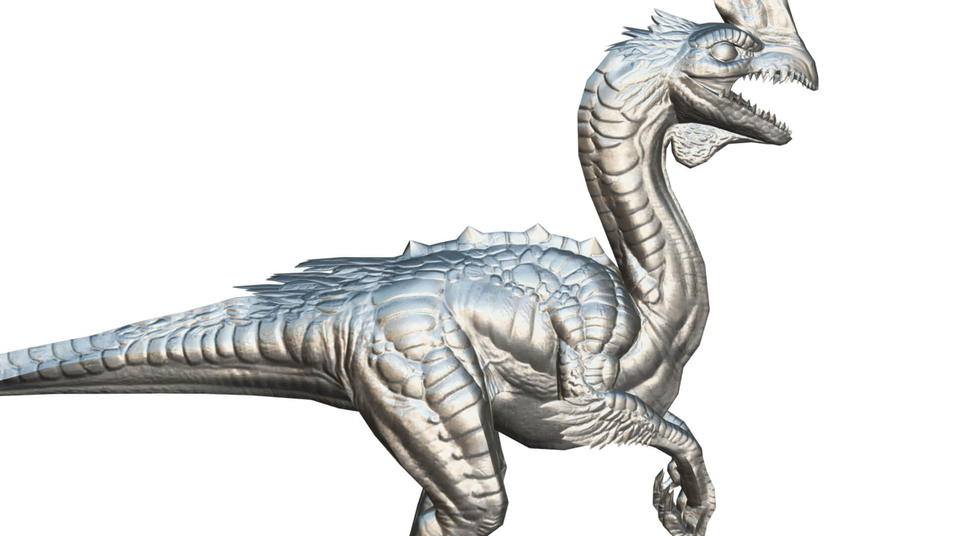 Tyrannosaurus Raptor Dinosaur Rong Kai Monster - 3D Model by LiveBook3D