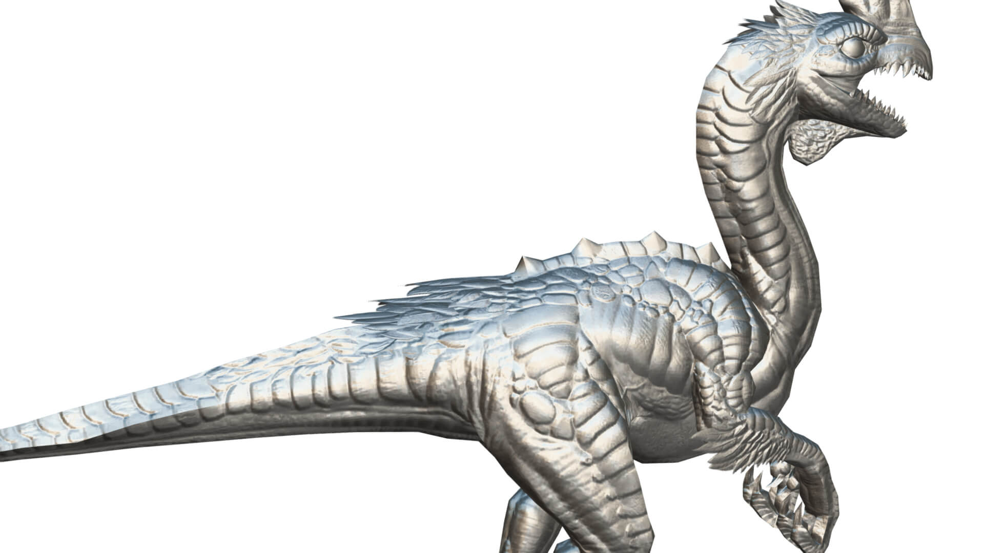 Tyrannosaurus Raptor Dinosaur Rong Kai Monster - 3D Model by LiveBook3D