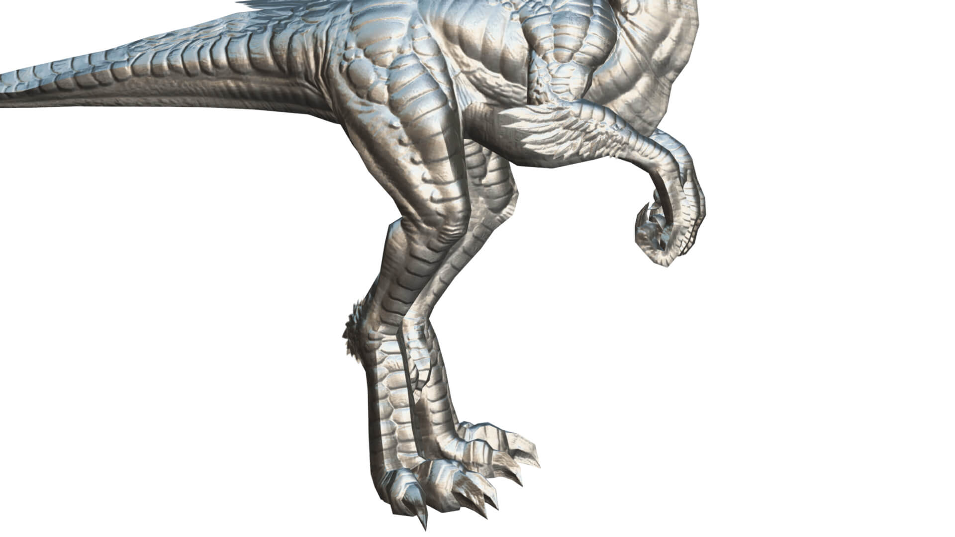 Tyrannosaurus Raptor Dinosaur Rong Kai Monster - 3D Model by LiveBook3D