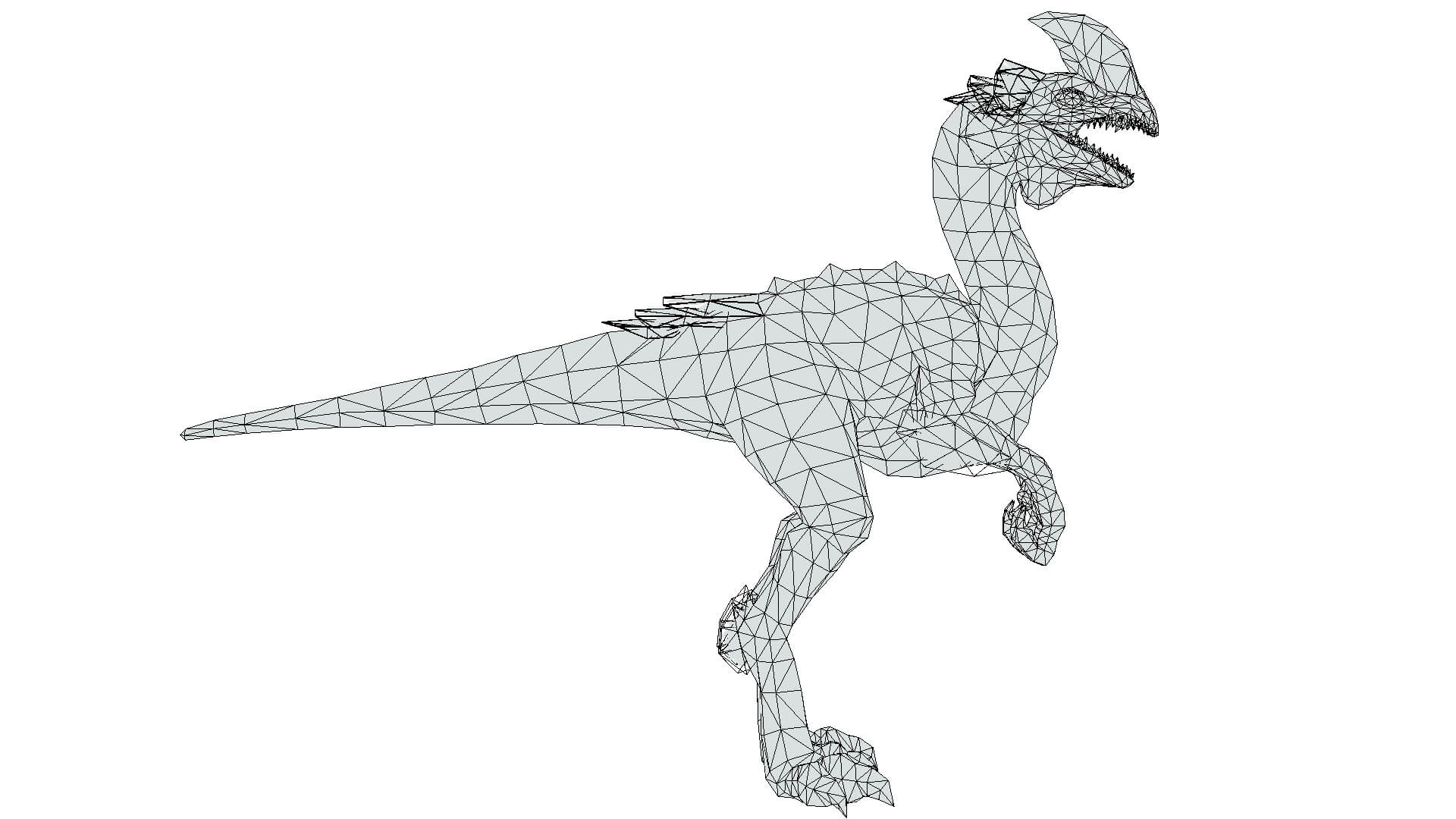 Tyrannosaurus Raptor Dinosaur Rong Kai Monster - 3D Model by LiveBook3D