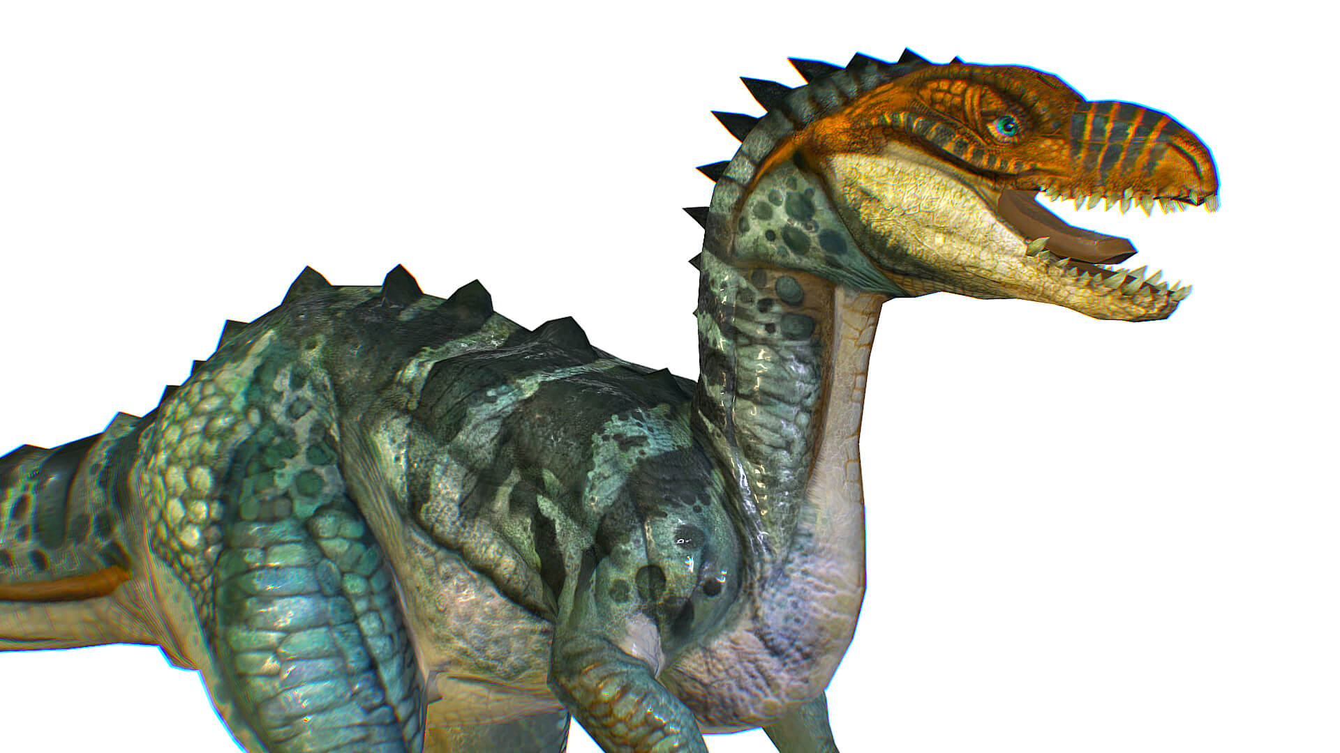 Tyrannosaurus Raptor Dinosaur T-Rex Rex Monster 3D Model by LiveBook3D