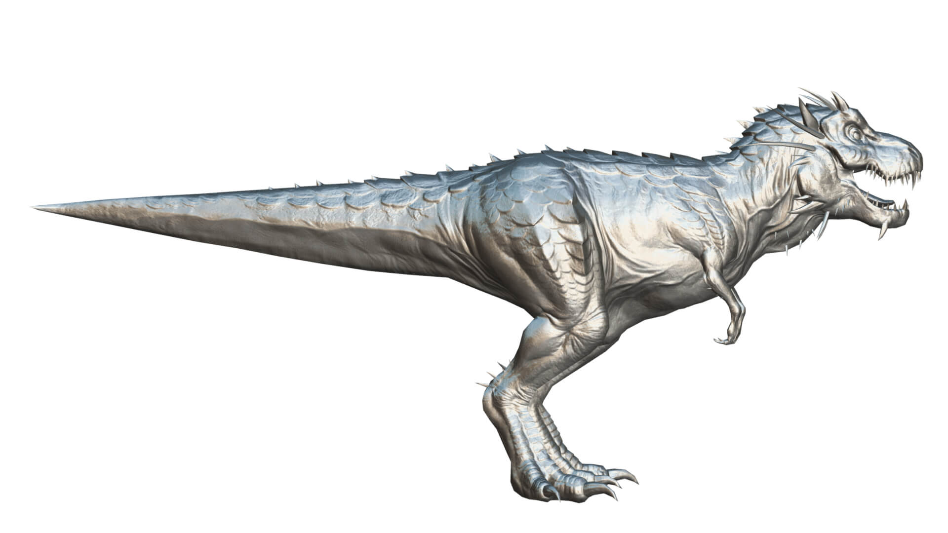 Tyrannosaurus Raptor Dinosaur T-Rex Rex Monster 3D Model by LiveBook3D