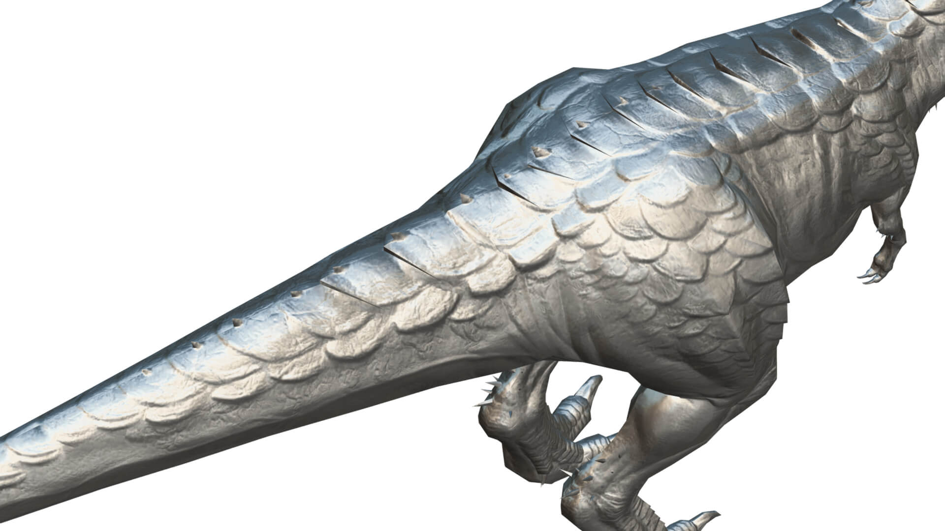 Tyrannosaurus Raptor Dinosaur T-Rex Rex Monster 3D Model by LiveBook3D