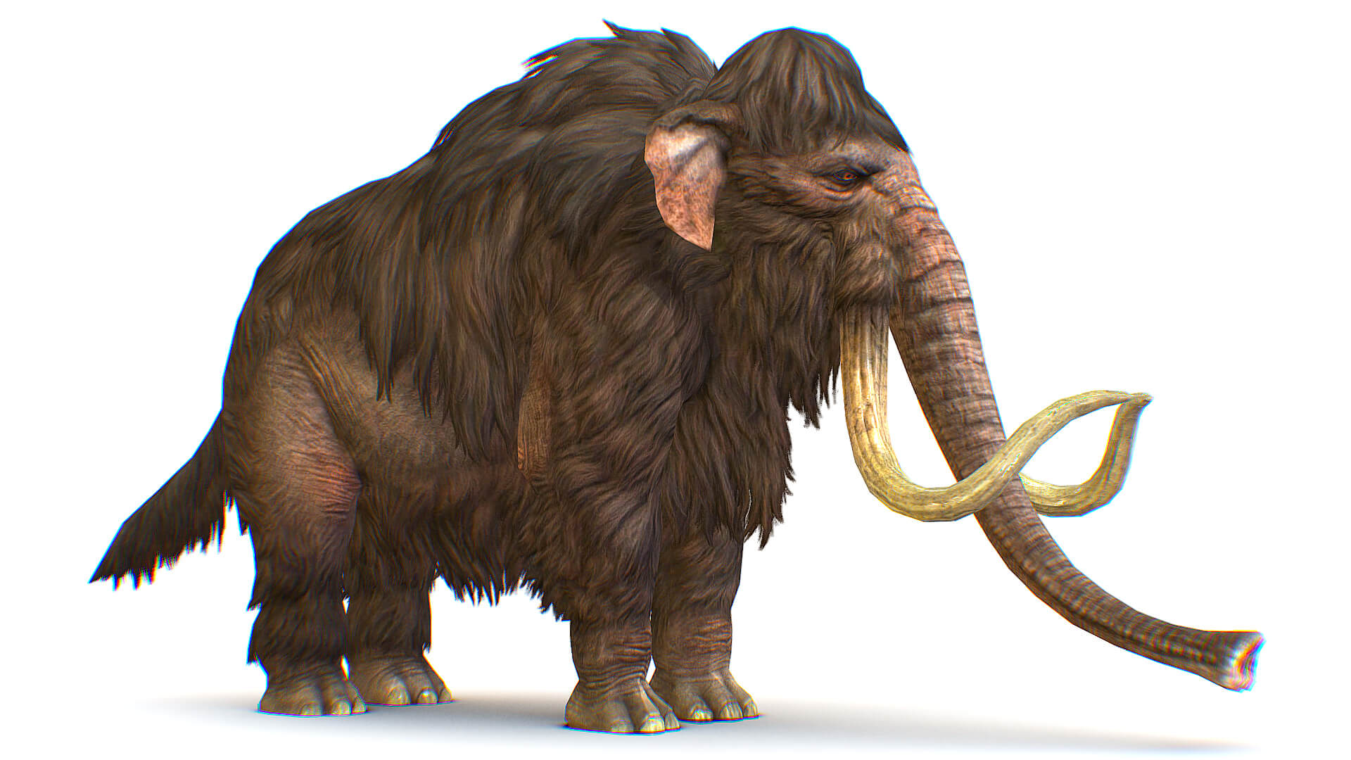 Woolly Mammoth Prehistoric Elephant Wild Animal Mammal - 3D Model by ...