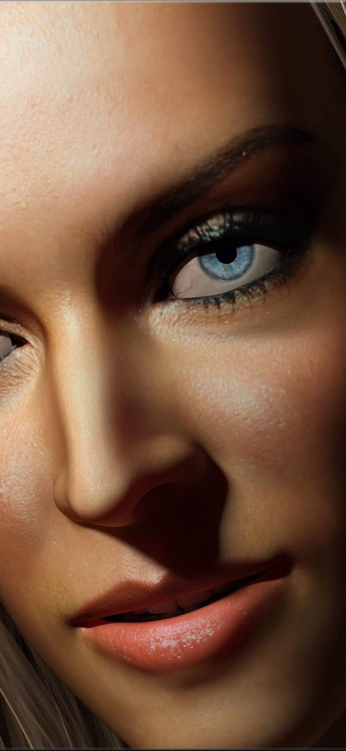 Eye Contact 3D Desktop HD Wallpaper