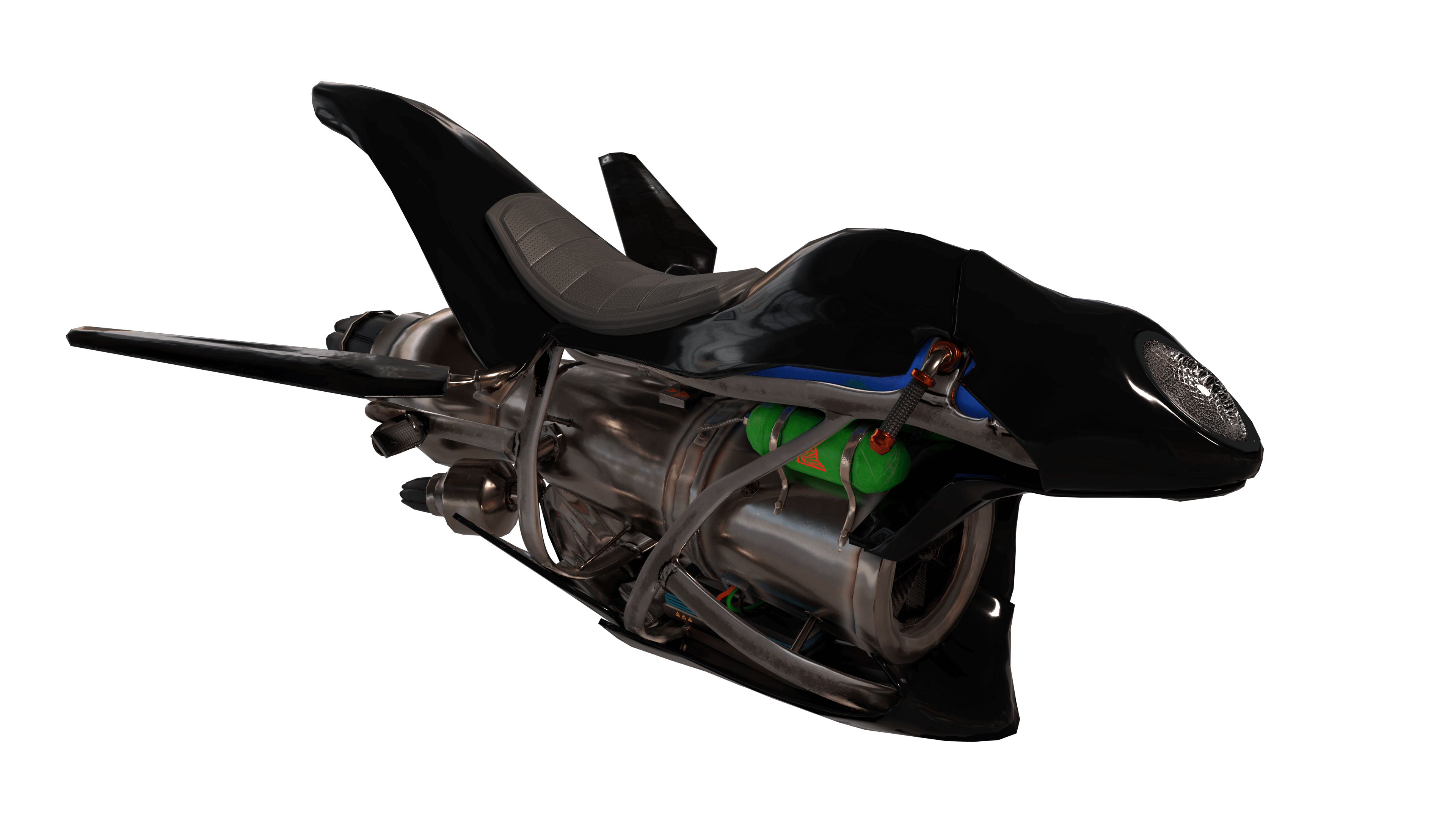 fly motorcycle 3D Render, Digital Art by LMelchior