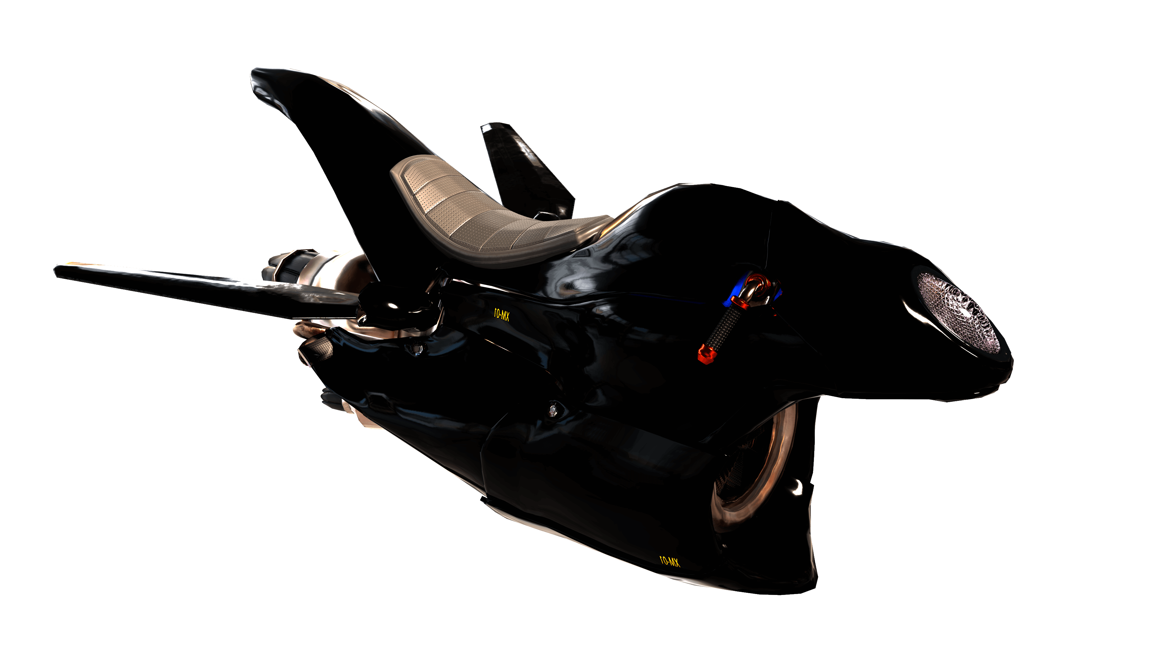 fly motorcycle 3D Render, Digital Art by LMelchior