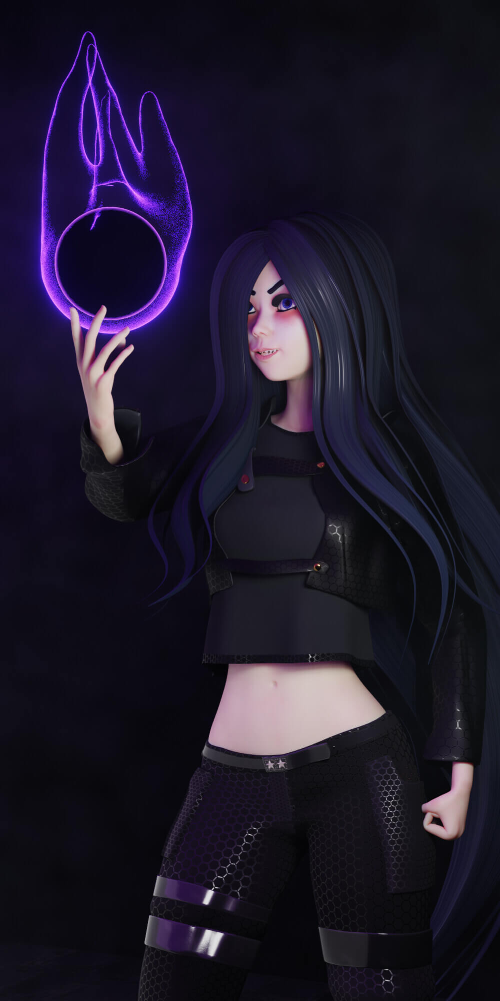 the witch lucy 3D Render, Digital Art by LMelchior