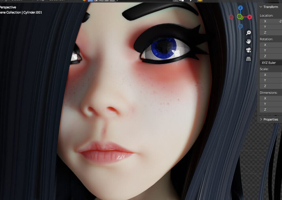 the witch lucy 3D Render, Digital Art by LMelchior