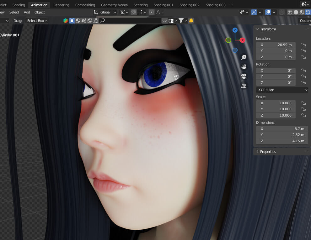 the witch lucy 3D Render, Digital Art by LMelchior