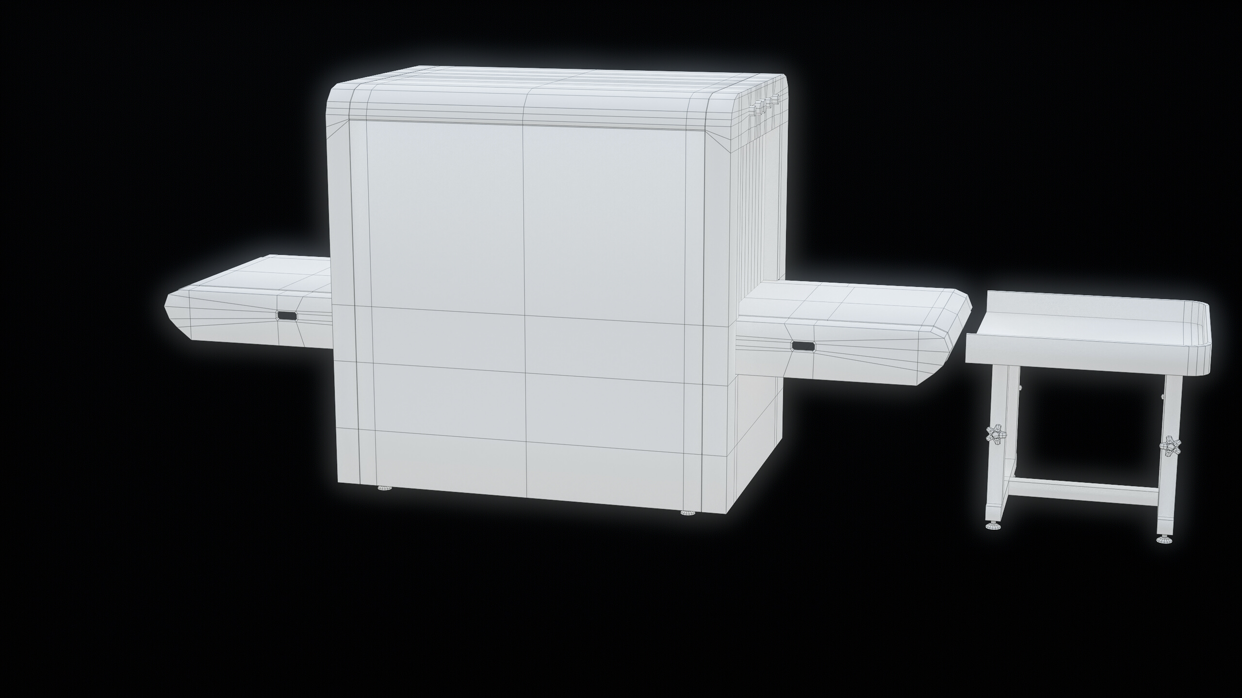 Airport X-Ray Baggage Scanner PBR 3D Model by Locus Models