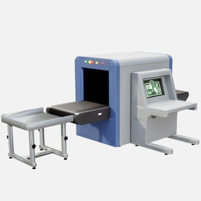 Airport X-Ray Baggage Scanner PBR 3D Model by Locus Models