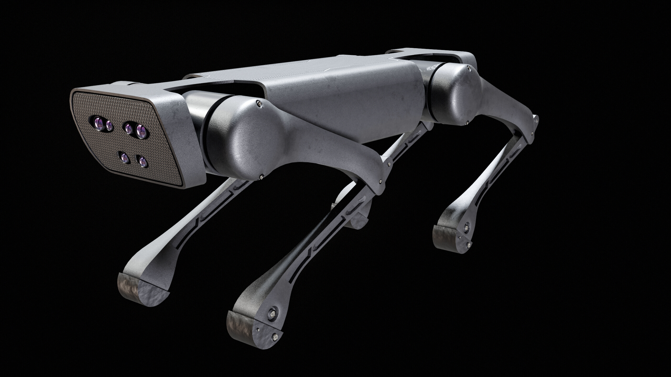 Alien Go - Robot Dog PBR 3D Model by Locus Models