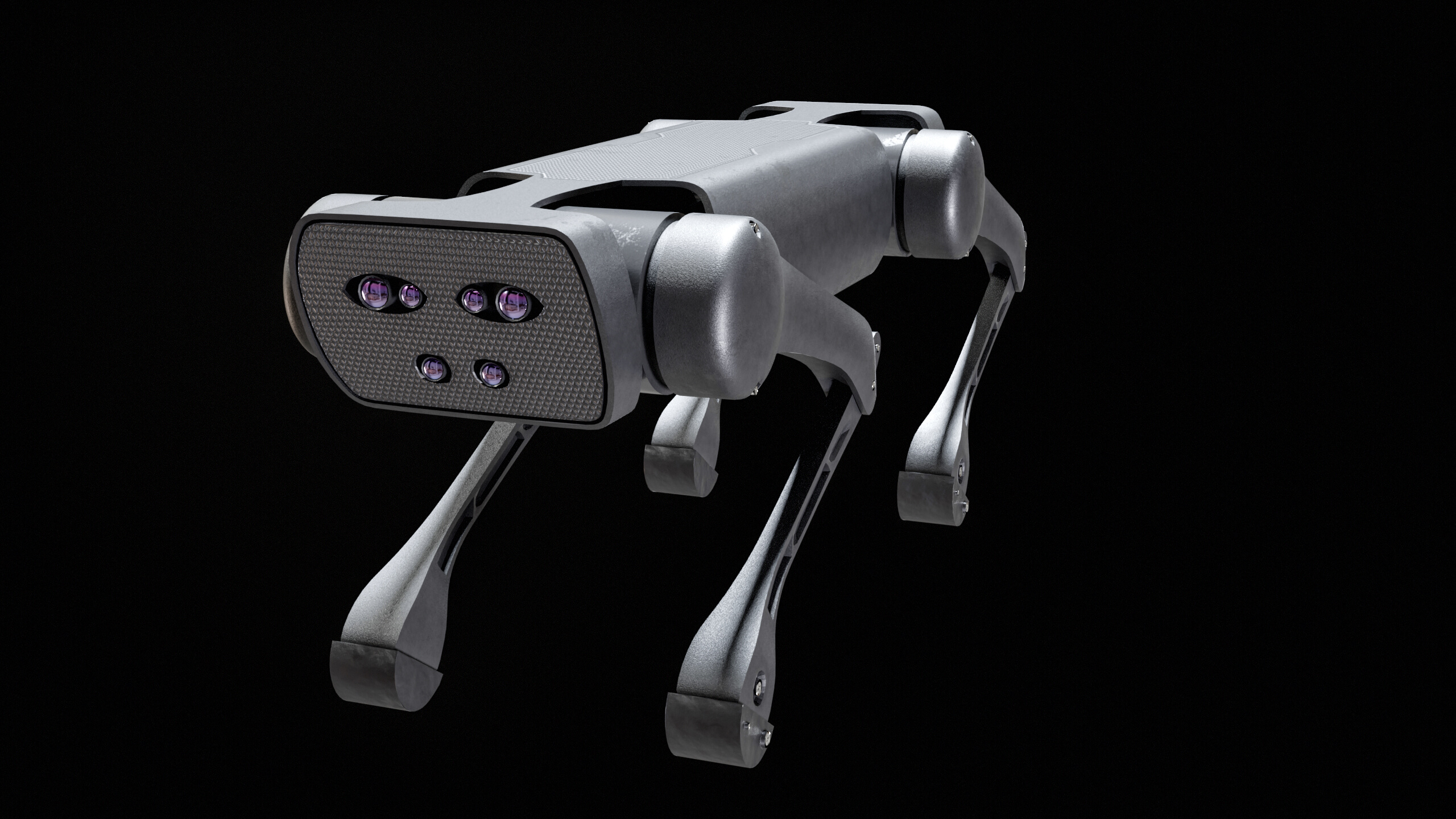 Alien Go - Robot Dog PBR 3D Model by Locus Models