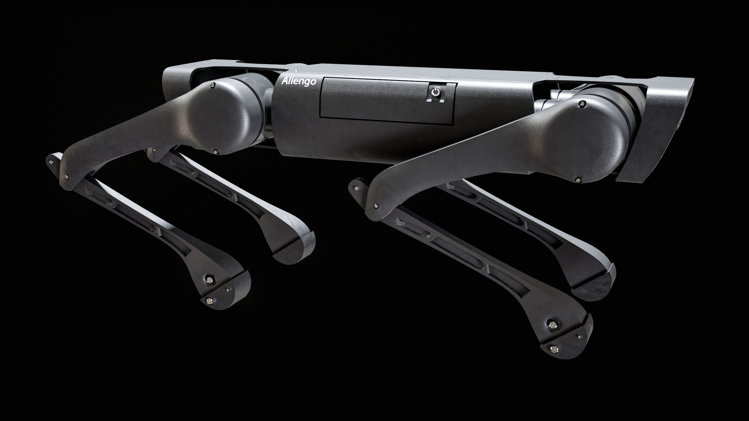 Alien Go - Robot Dog PBR 3D Model by Locus Models