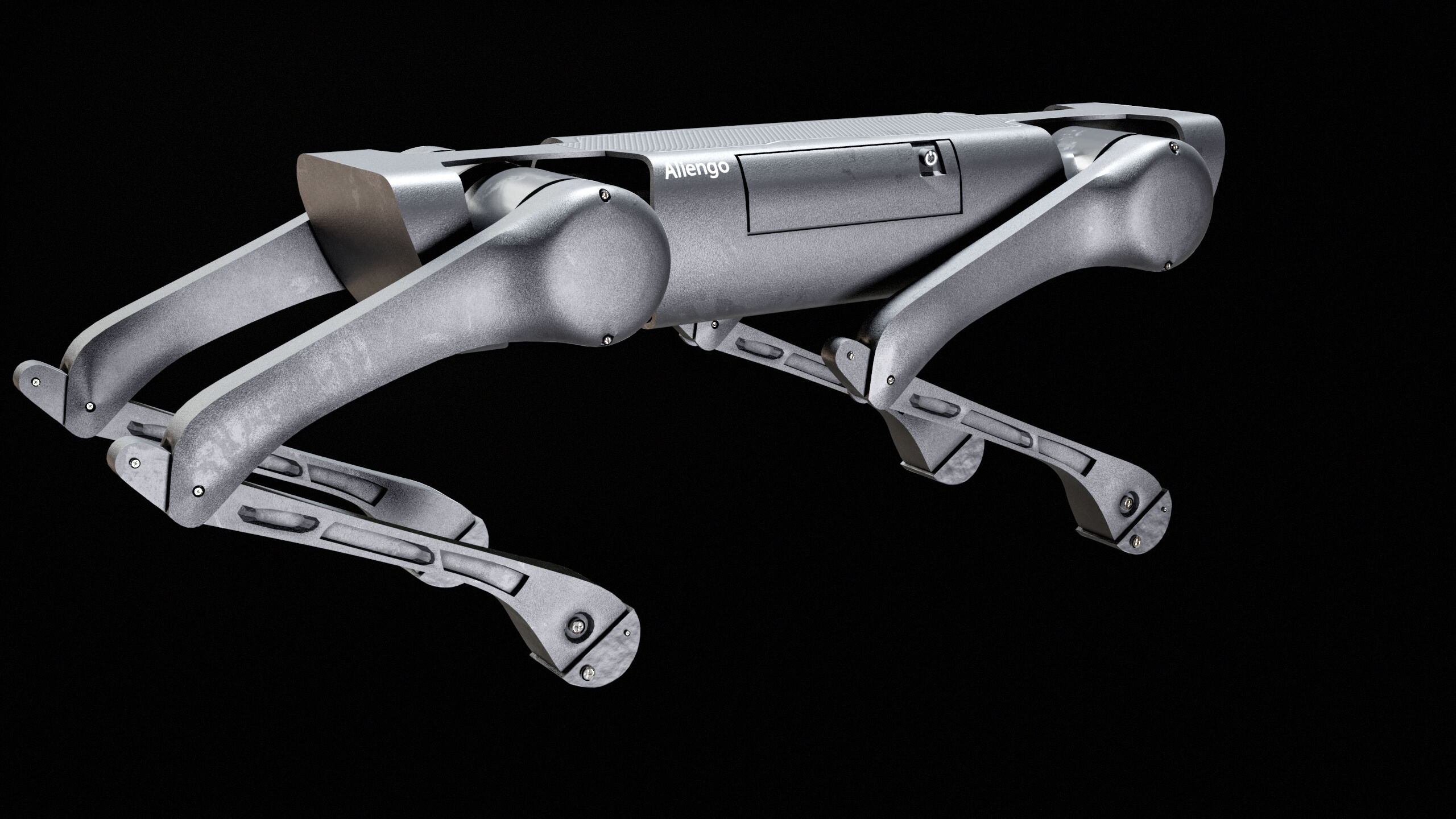 Alien Go - Robot Dog PBR 3D Model by Locus Models