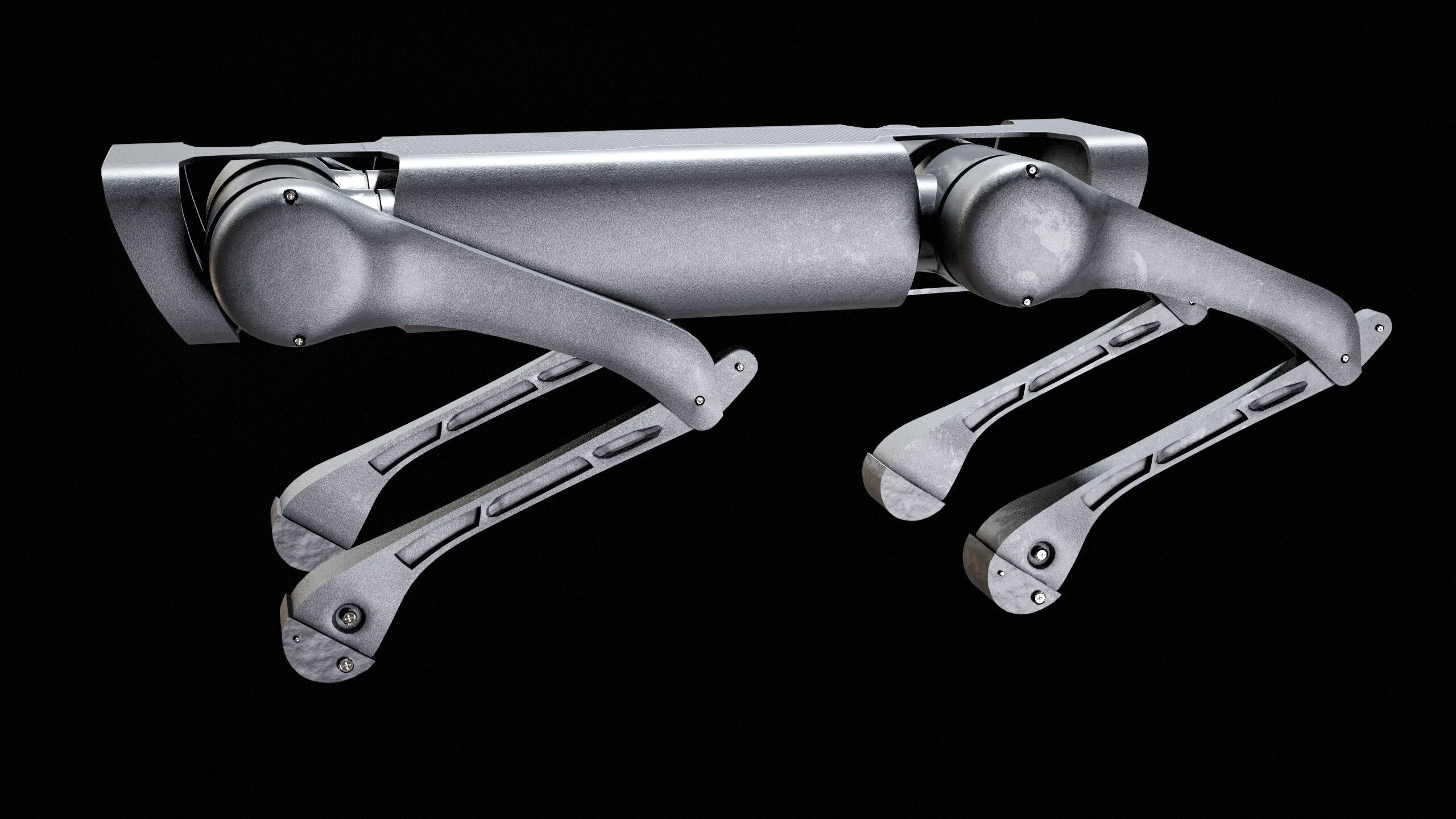 Alien Go - Robot Dog PBR 3D Model by Locus Models