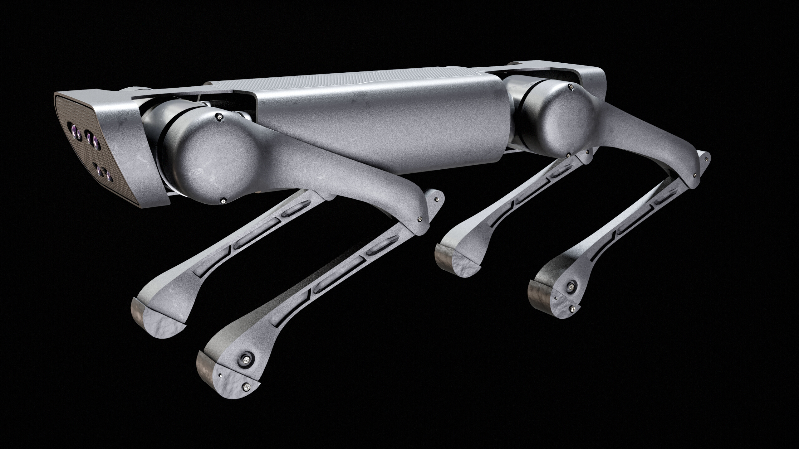 Alien Go - Robot Dog PBR 3D Model by Locus Models