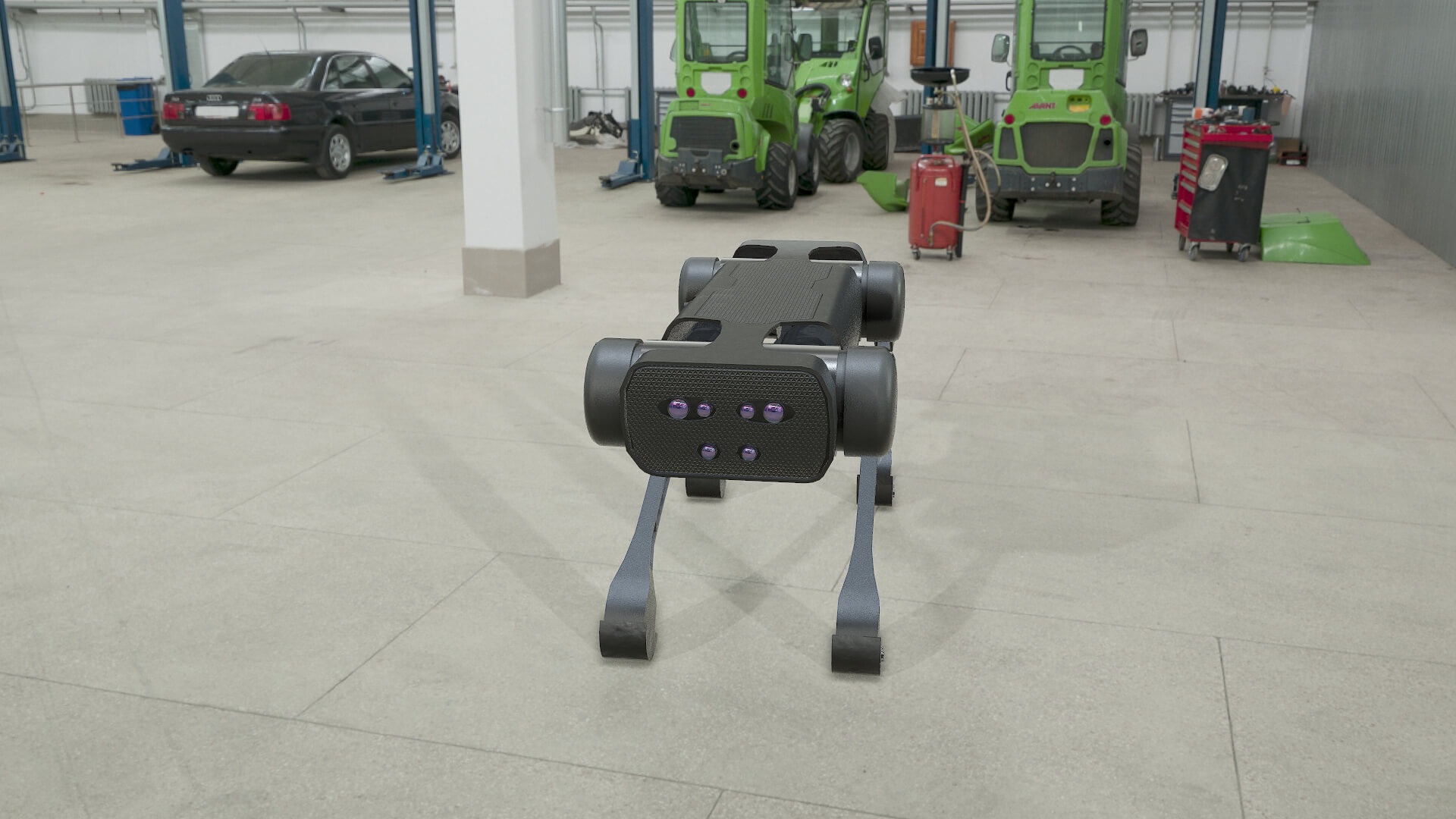 Alien Go - Robot Dog PBR 3D Model by Locus Models