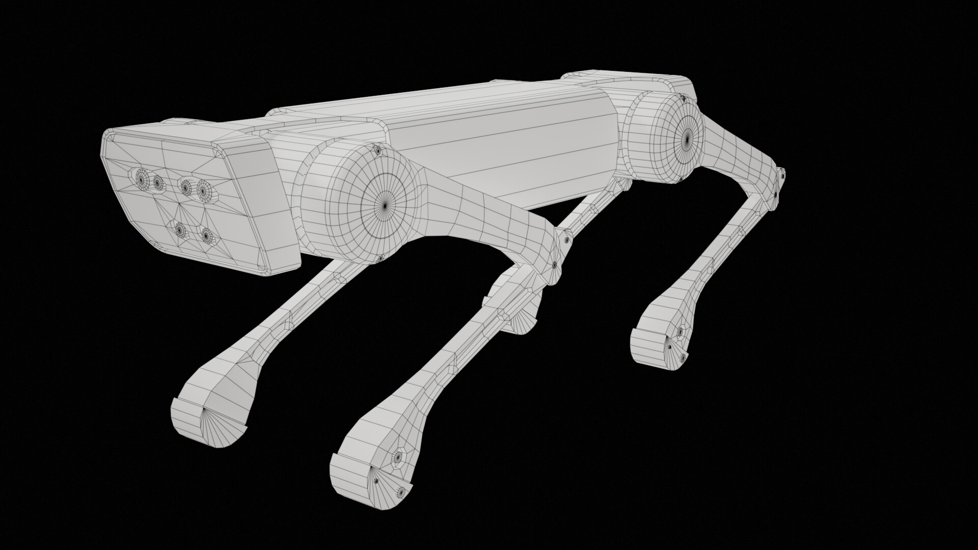 Alien Go - Robot Dog PBR 3D Model by Locus Models