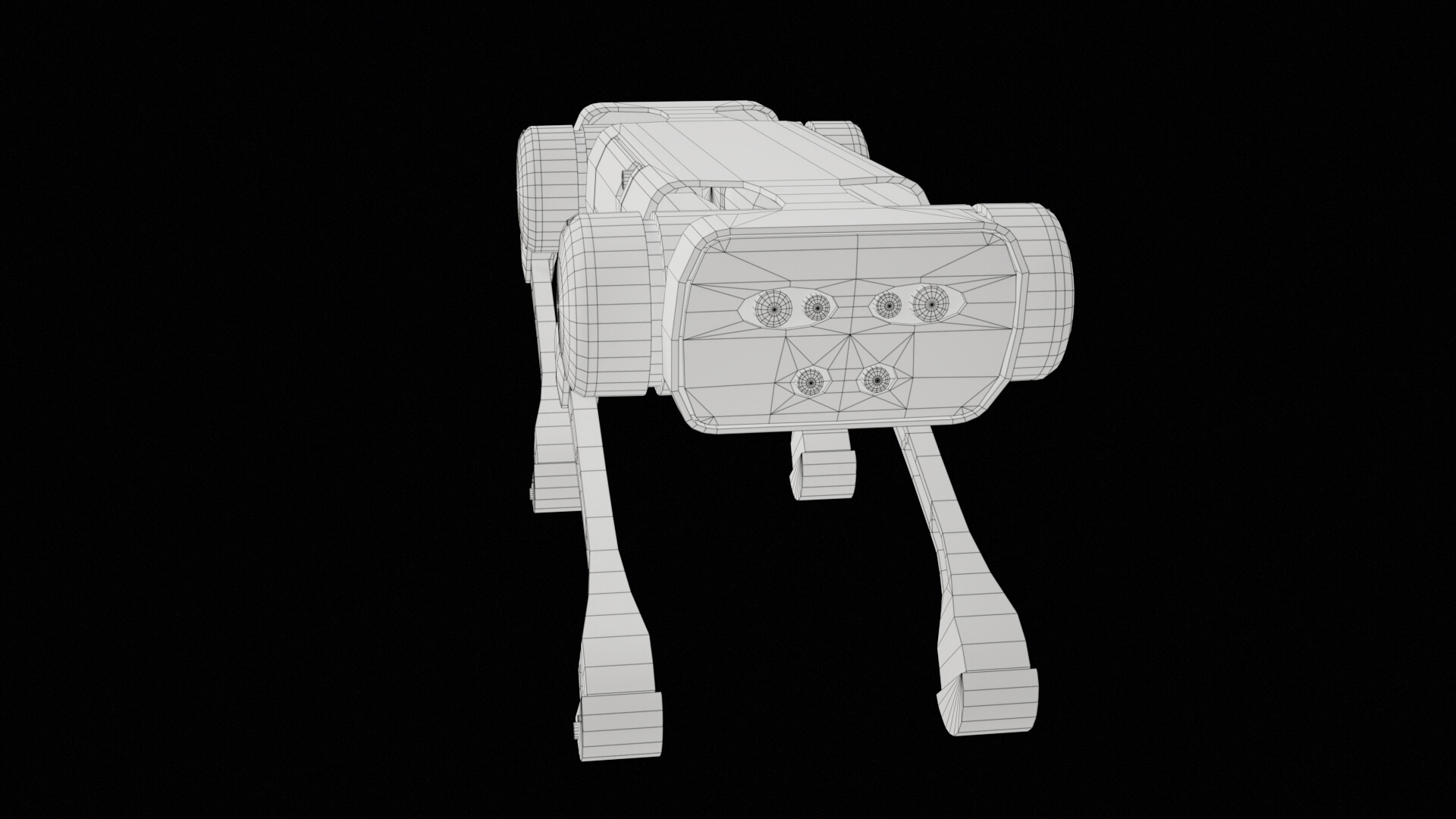 Alien Go - Robot Dog PBR 3D Model by Locus Models