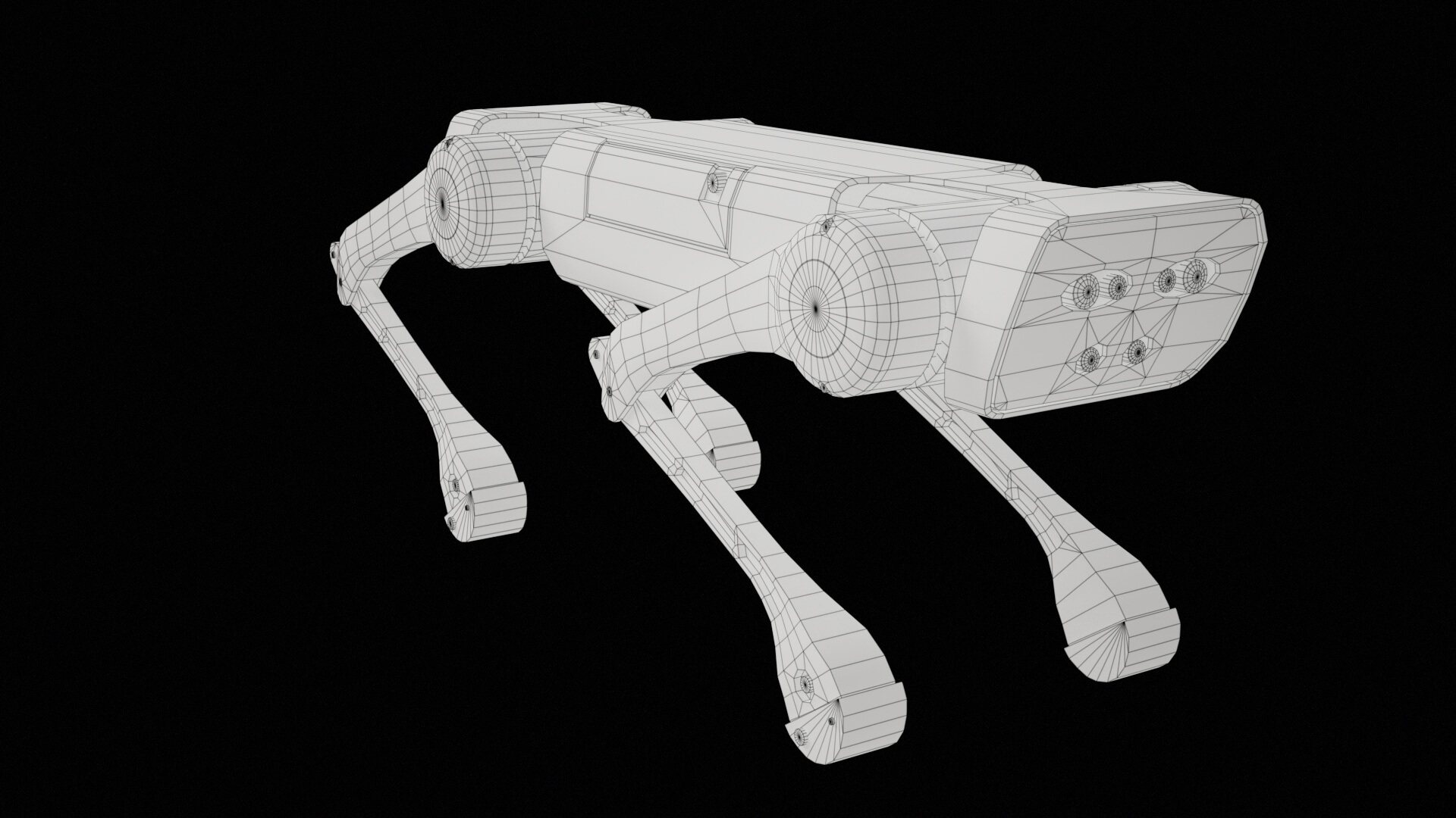 Alien Go - Robot Dog PBR 3D Model by Locus Models